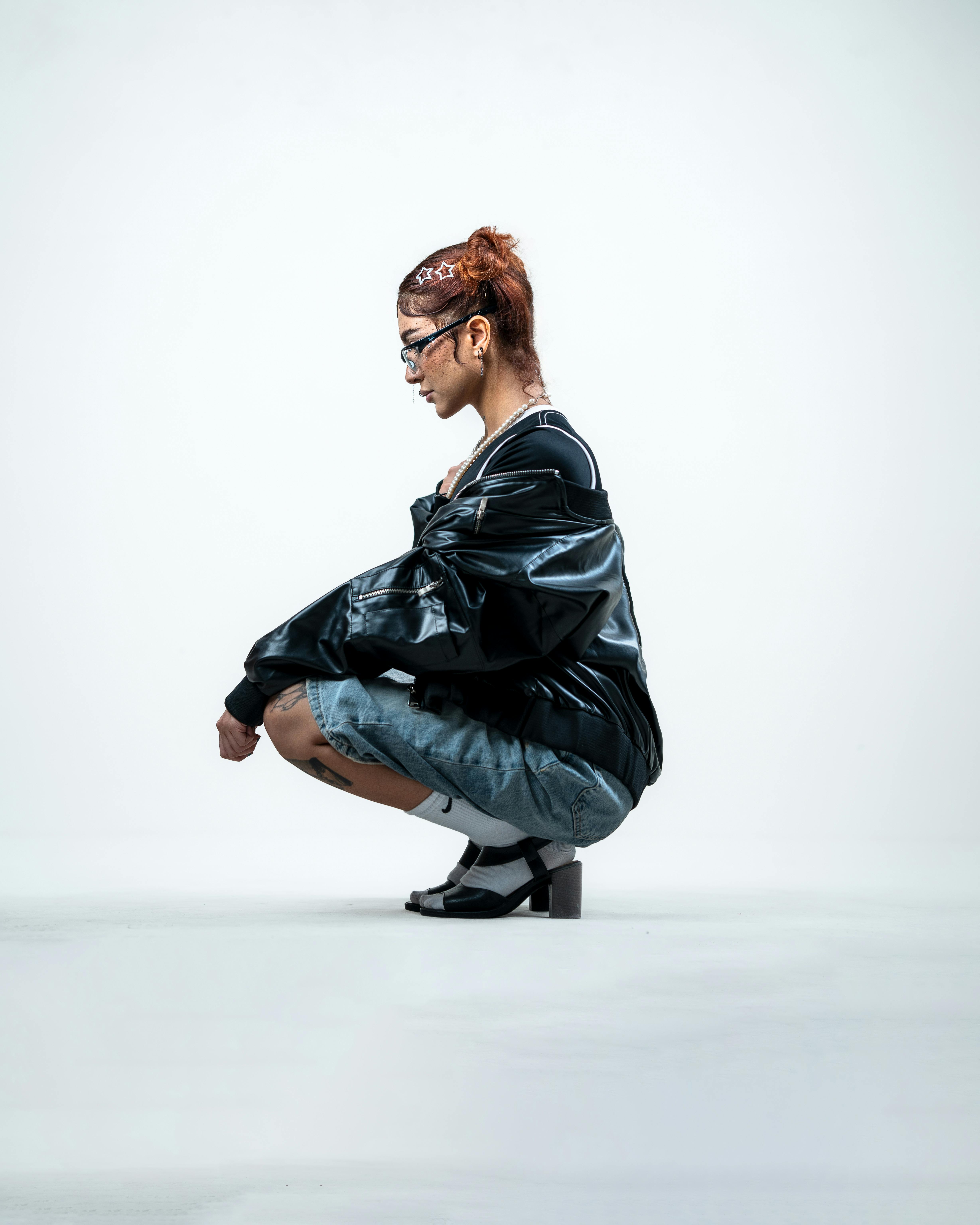 Modern Fashion Portrait of Stylish Young Adult · Free Stock Photo