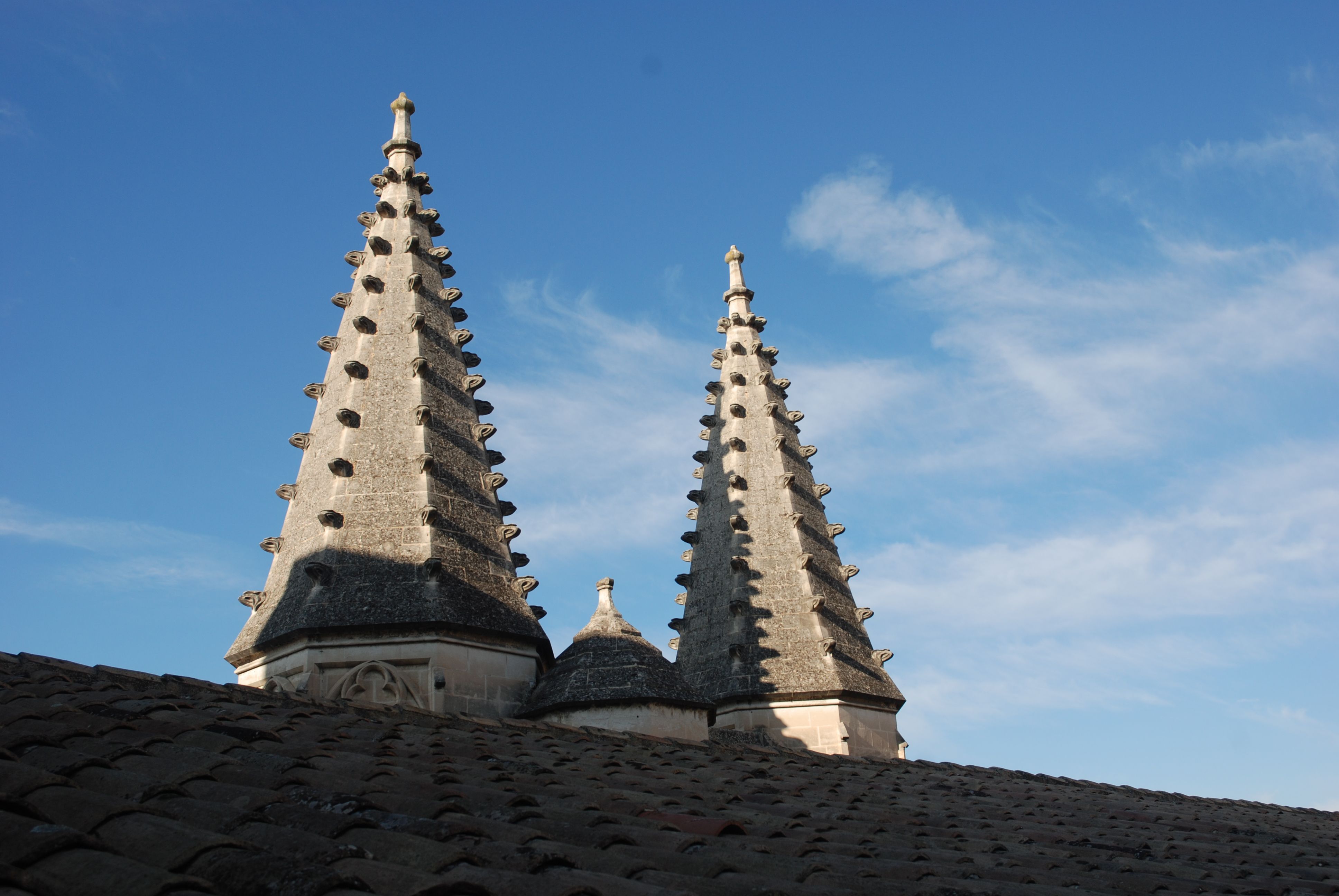 Gothic Architectural Church Spires Against Sky · Free Stock Photo