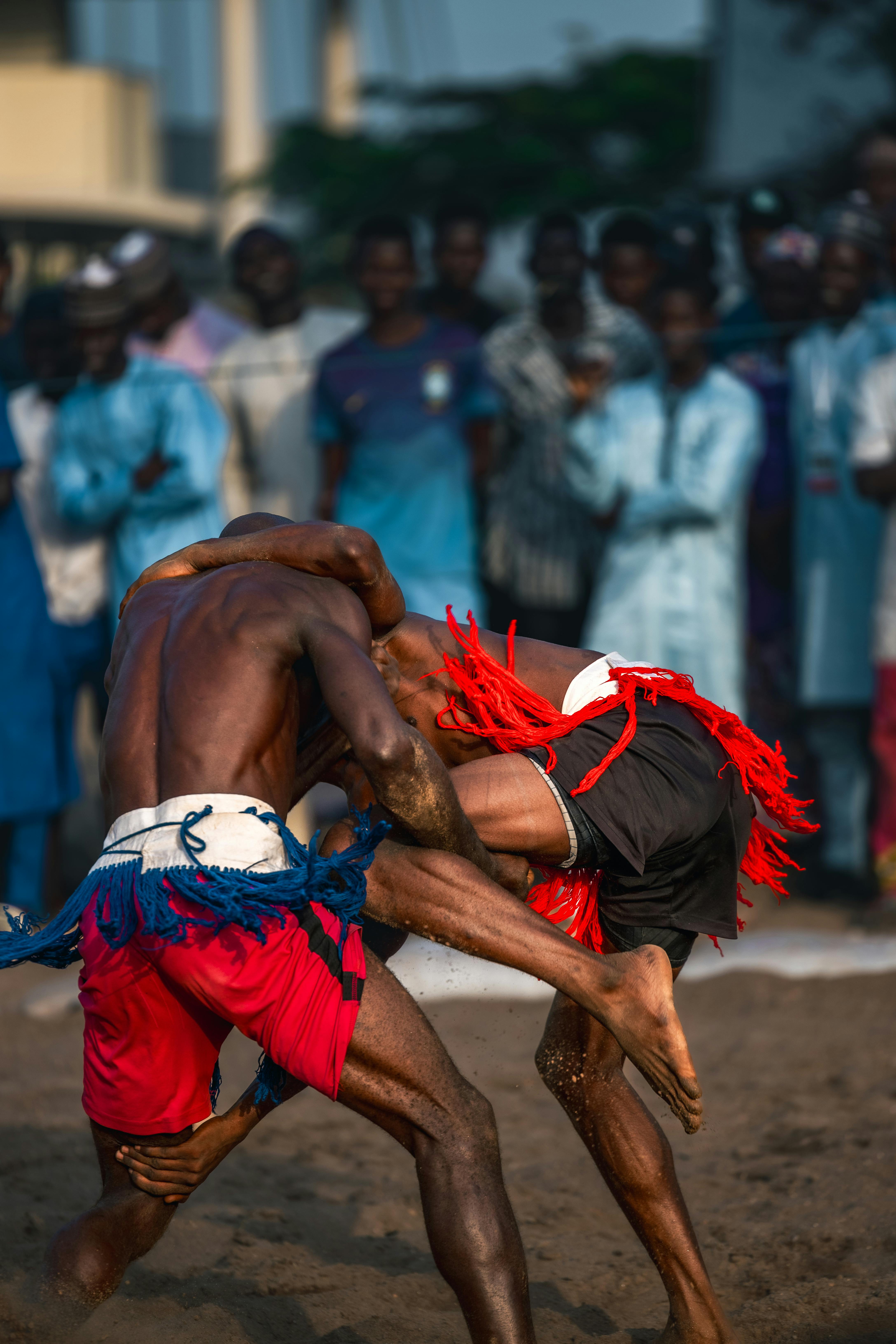 Traditional Nigerian Wrestling Match in Abuja · Free Stock Photo