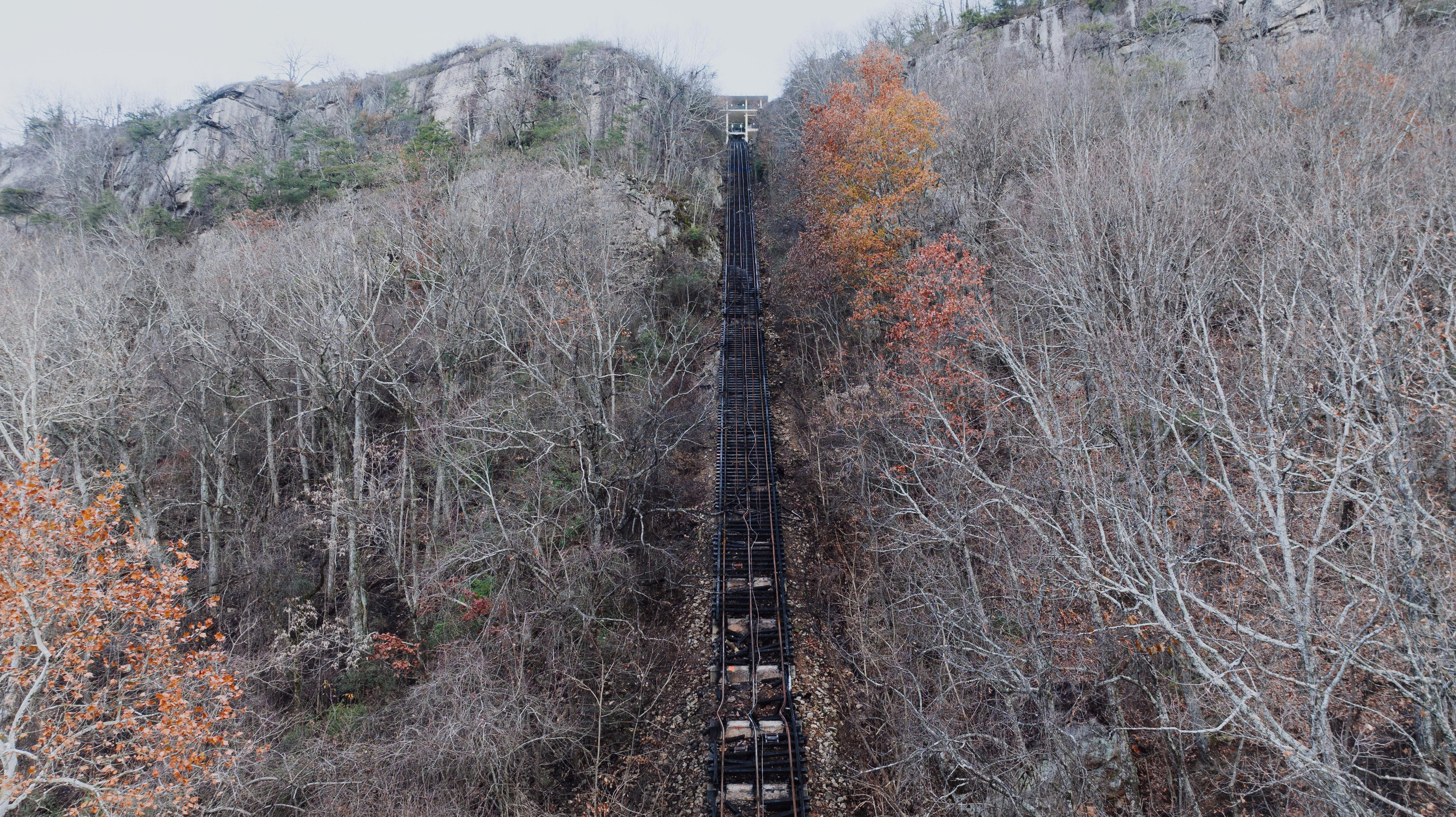 Falling Train Train Tracks On Mountain Photos, Download The BEST Free ...