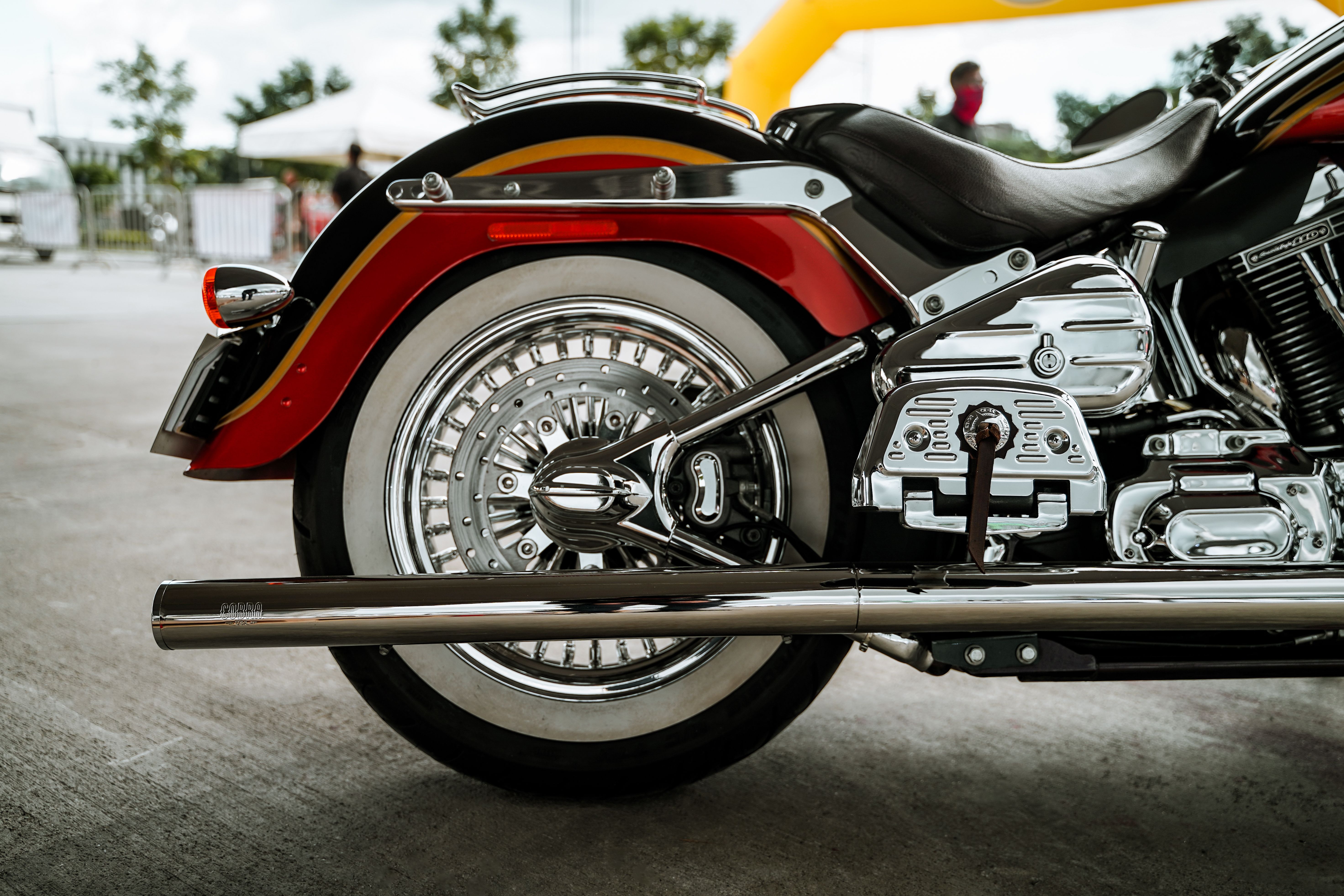 Close-Up of Chrome Motorcycle in Quezon City · Free Stock Photo