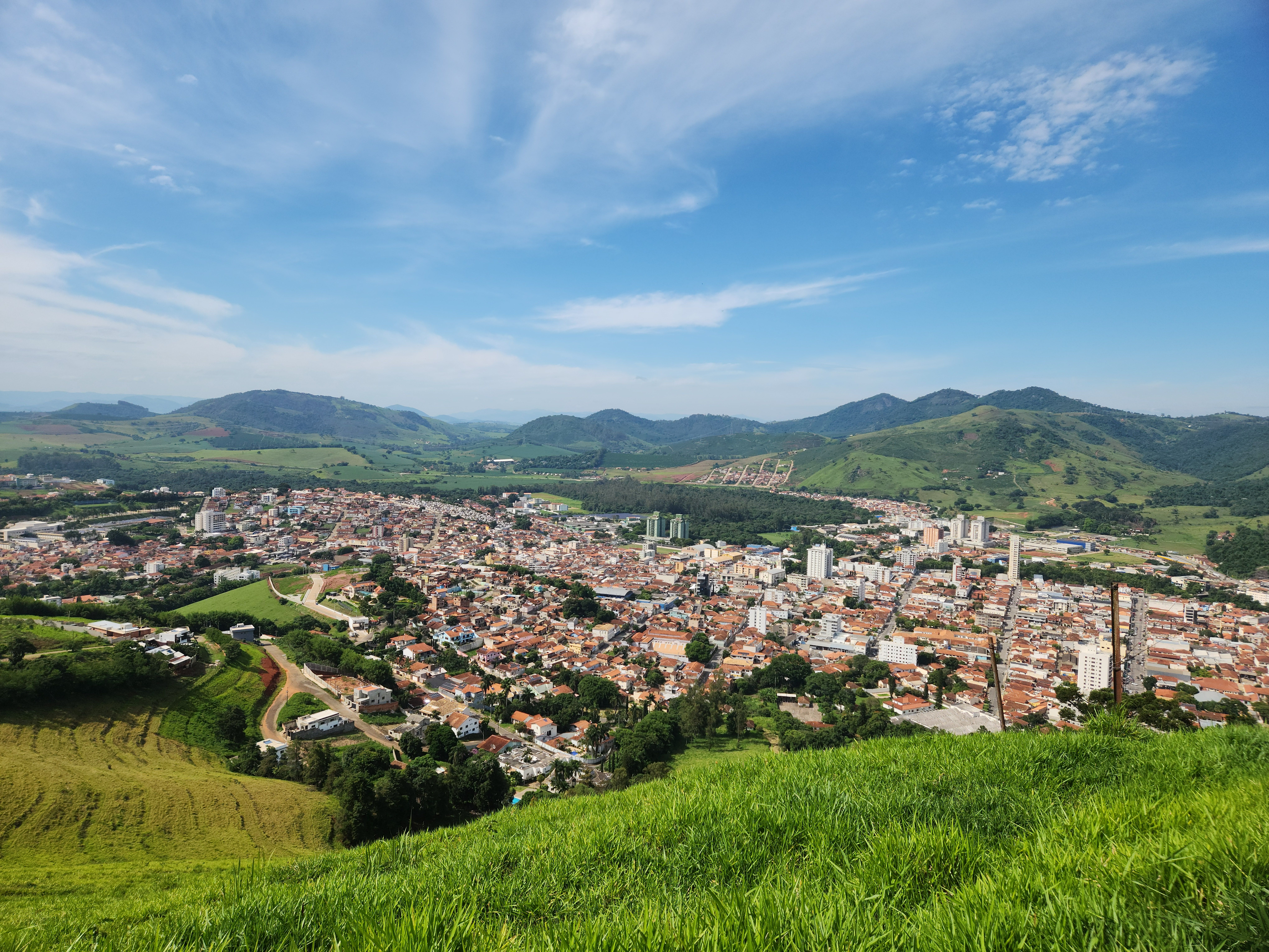 Panoramic View of a Picturesque Townscape · Free Stock Photo