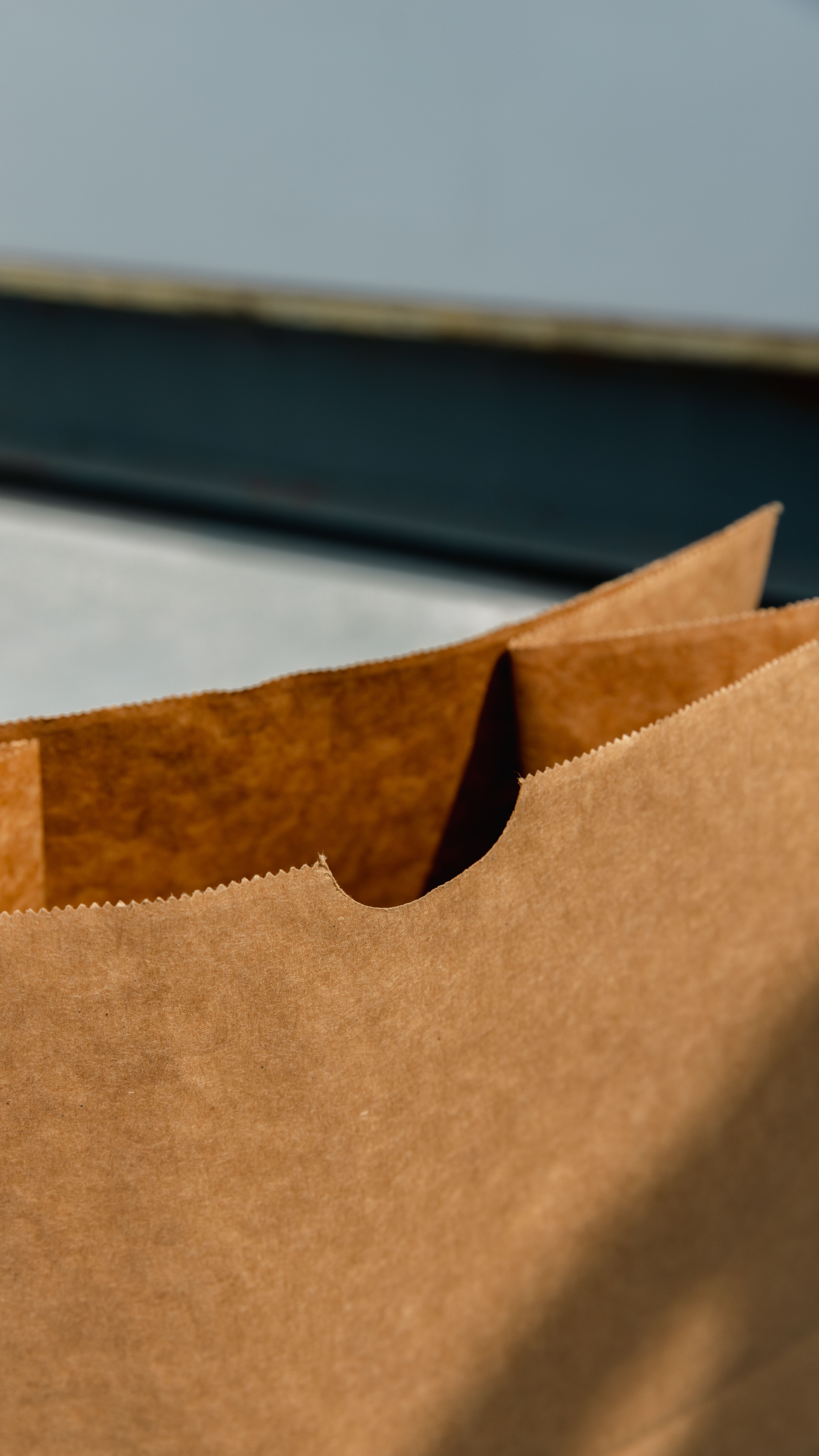 Eco-Friendly Paper Bag in Sunlight Outdoors · Free Stock Photo