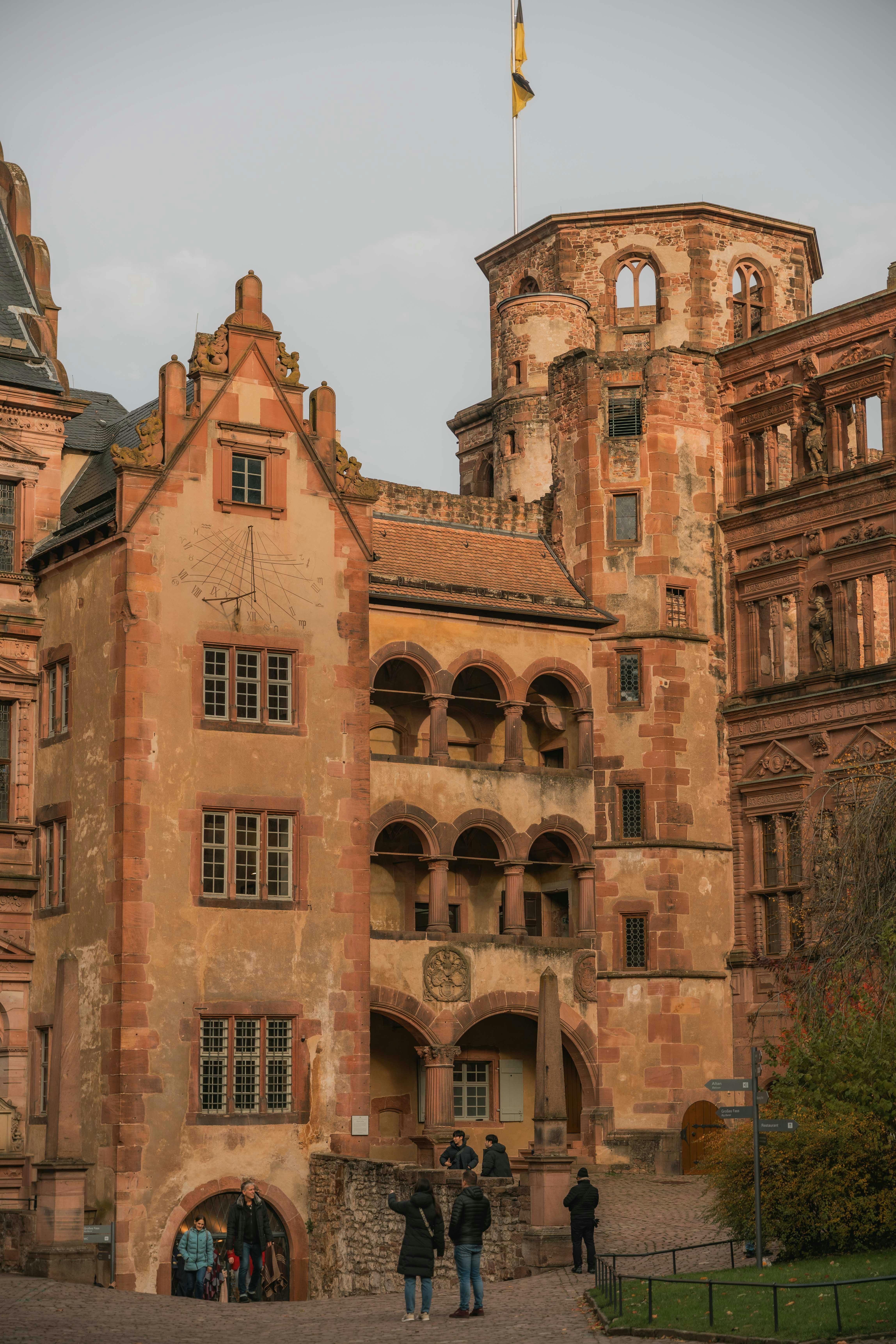 Heidelberg Castle in Autumn: A Historic Landmark · Free Stock Photo