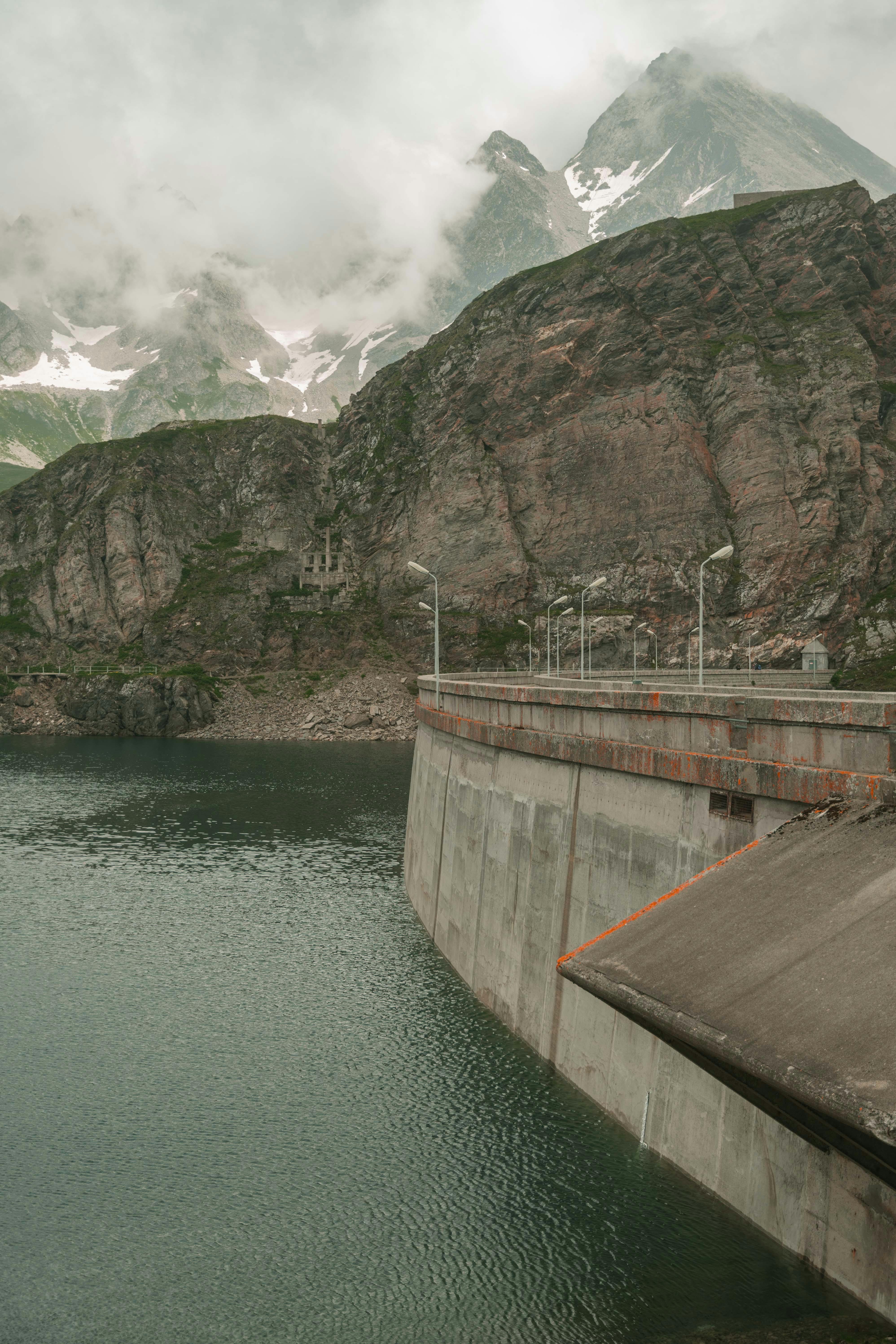 Stunning Alpine Dam in Piemonte, Italy · Free Stock Photo