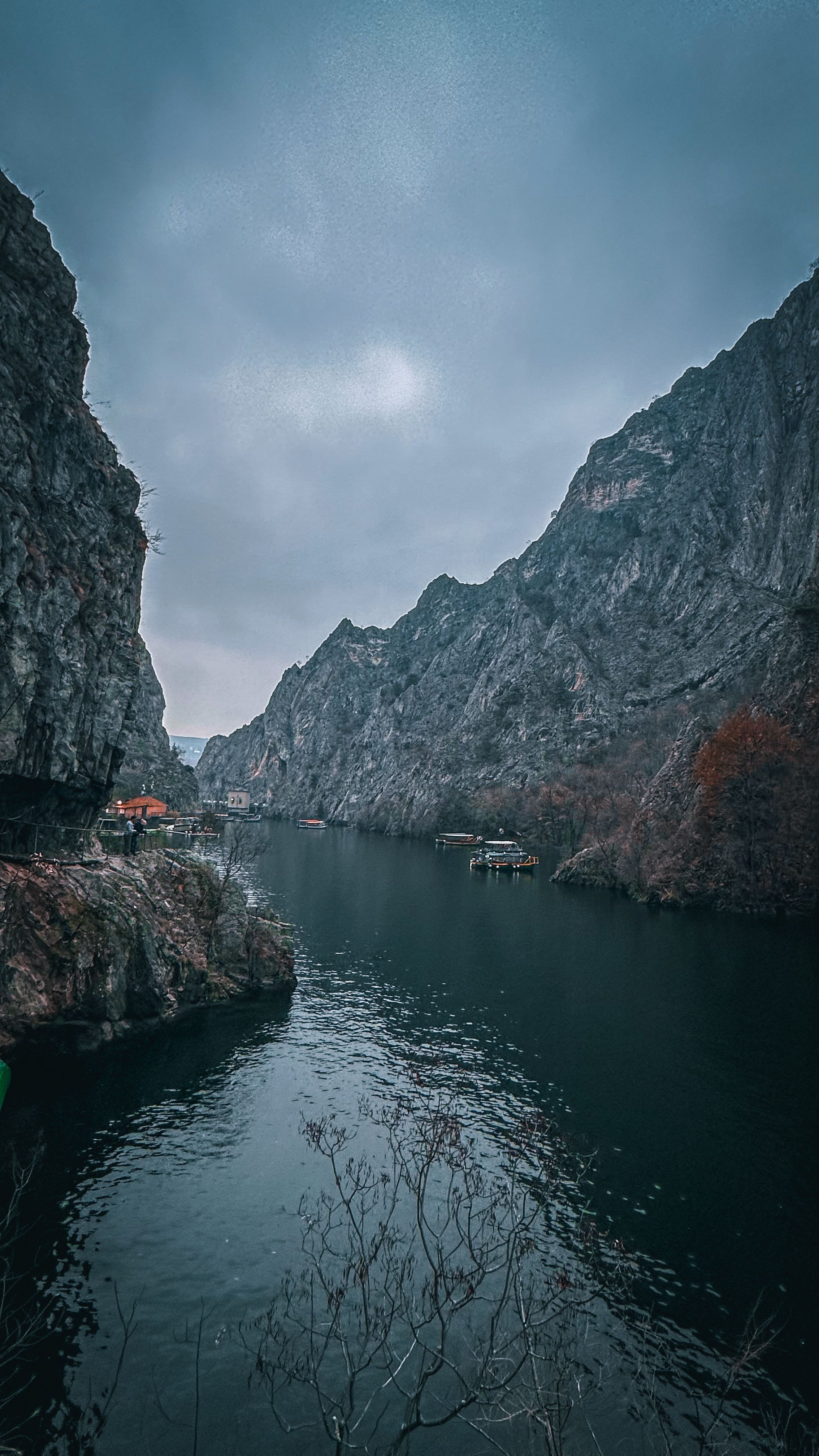 Dramatic Canyon Landscape with River and Cliffs · Free Stock Photo