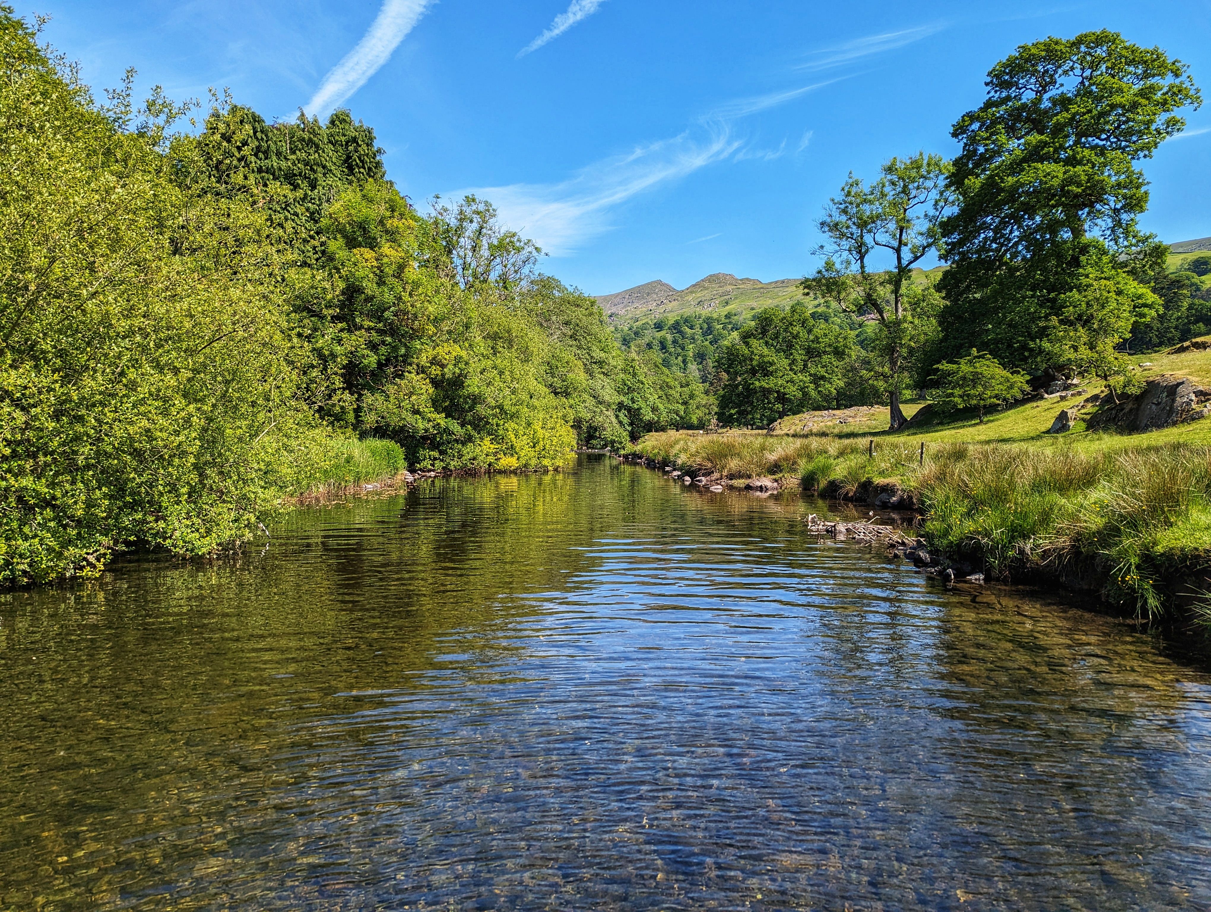 Tranquil River Scene in Lake District England · Free Stock Photo