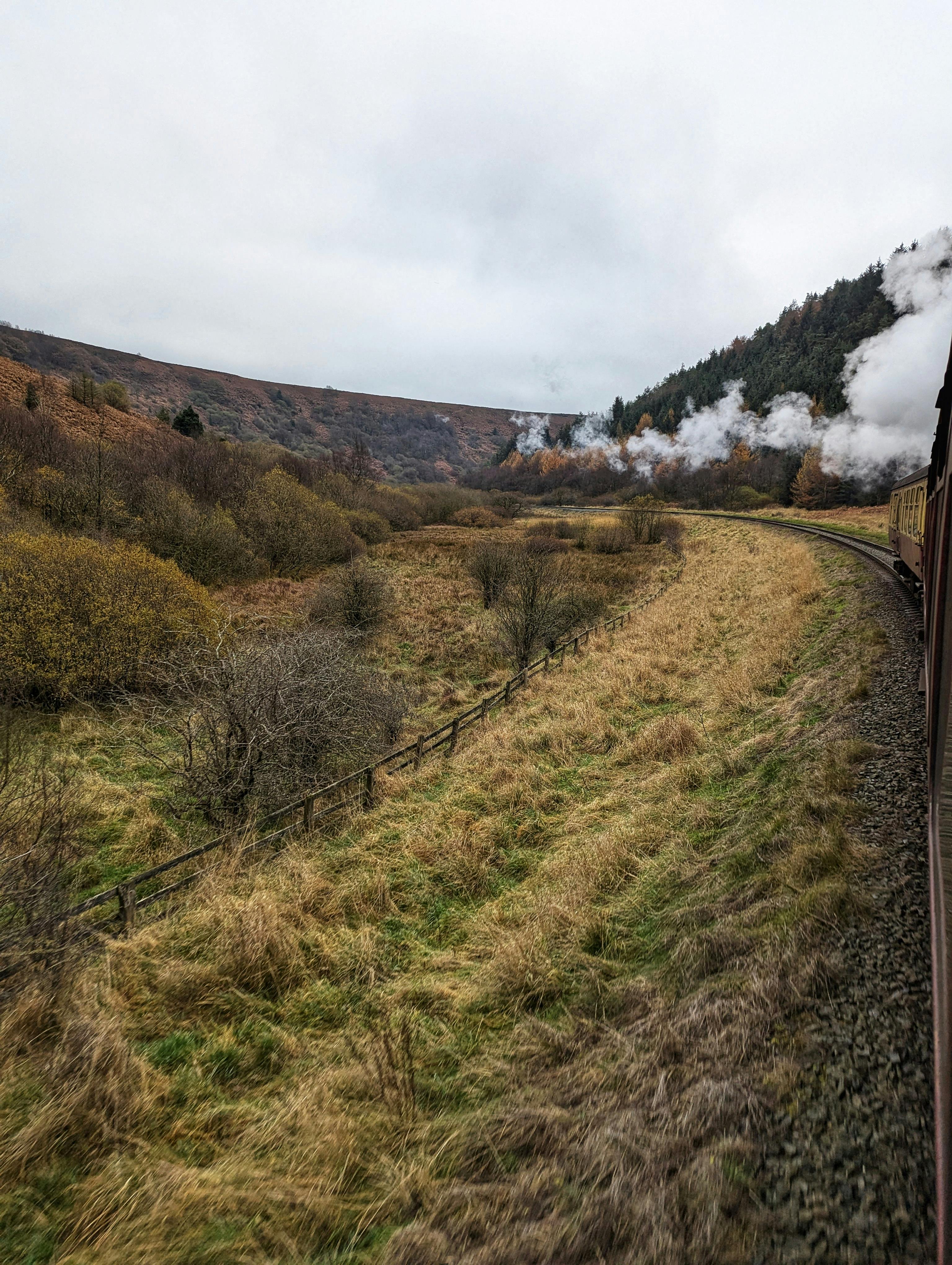 Scenic Steam Train Journey through Goathland · Free Stock Photo