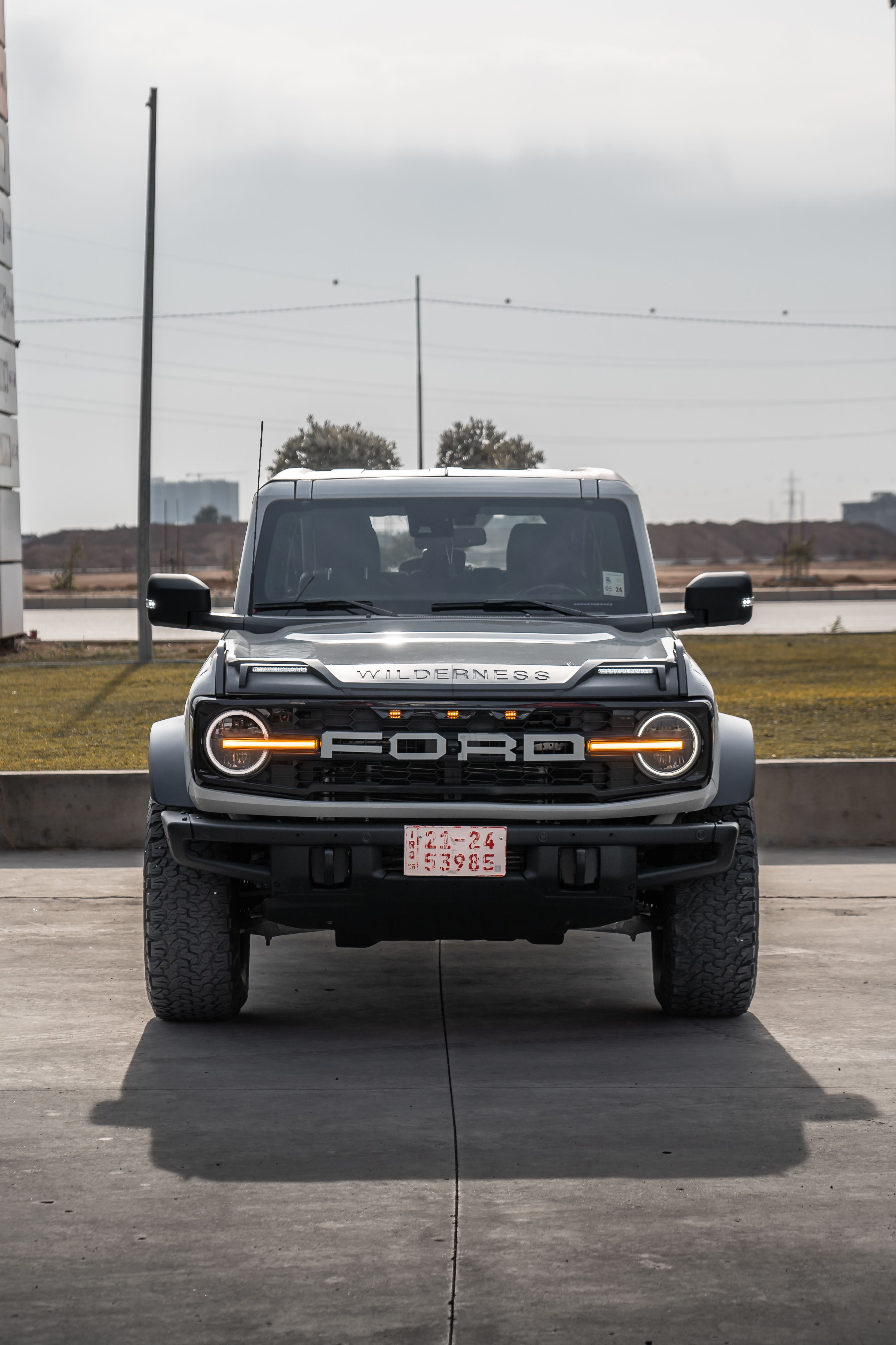 Front View of Ford Bronco on Pavement · Free Stock Photo