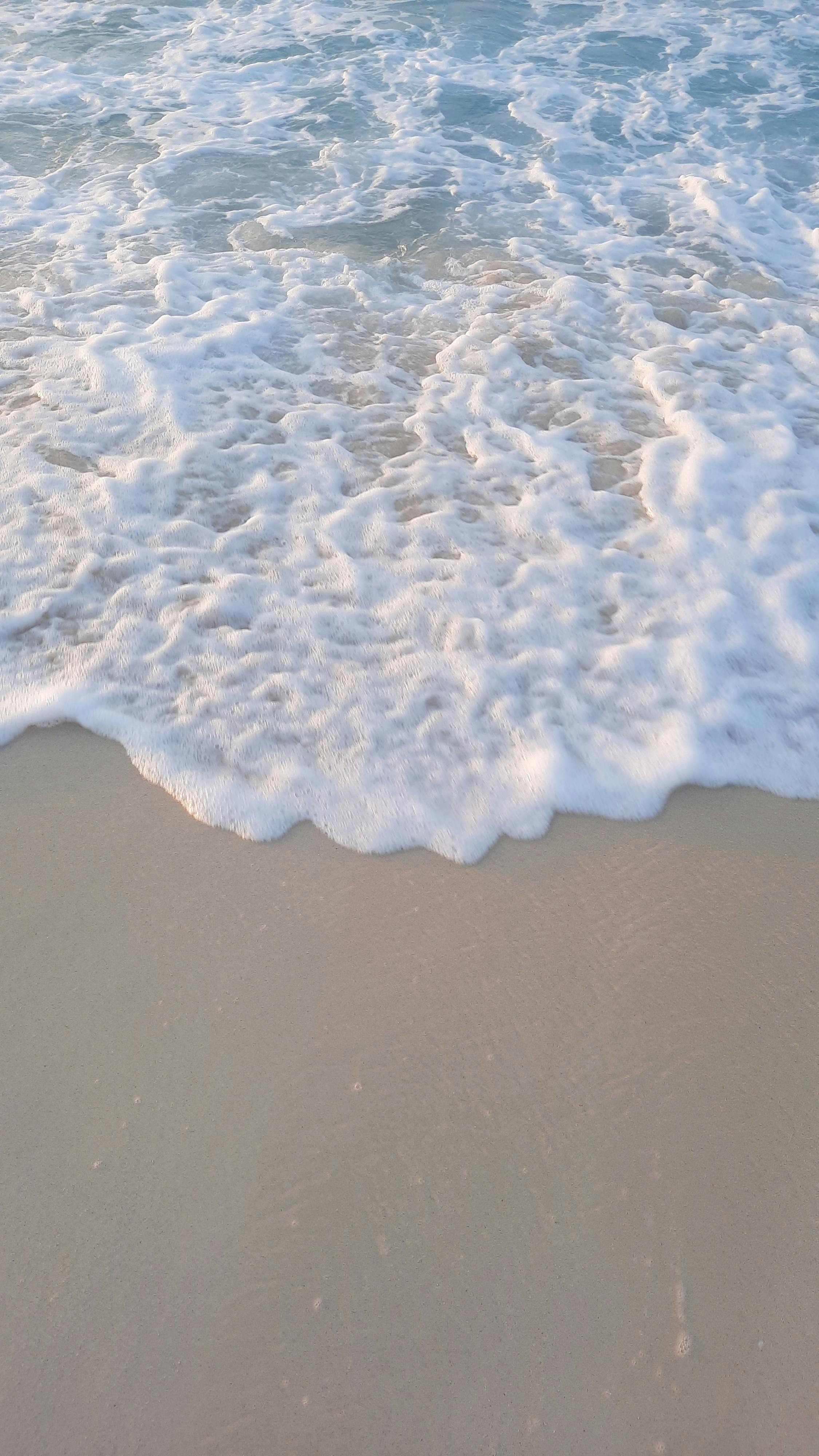 Peaceful Ocean Waves on Sandy Beach · Free Stock Photo