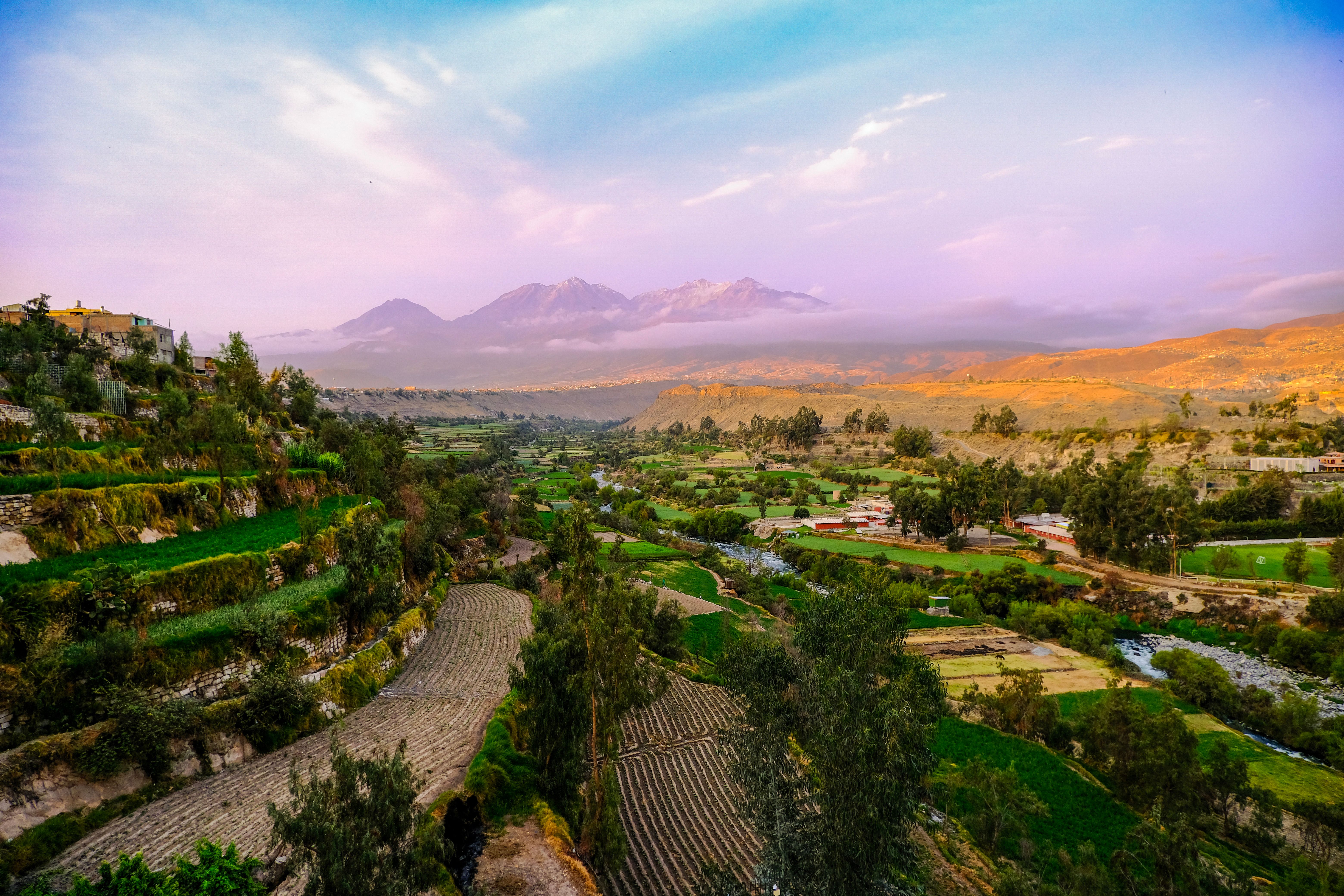 Stunning Landscape in Arequipa, Peru at Dawn · Free Stock Photo