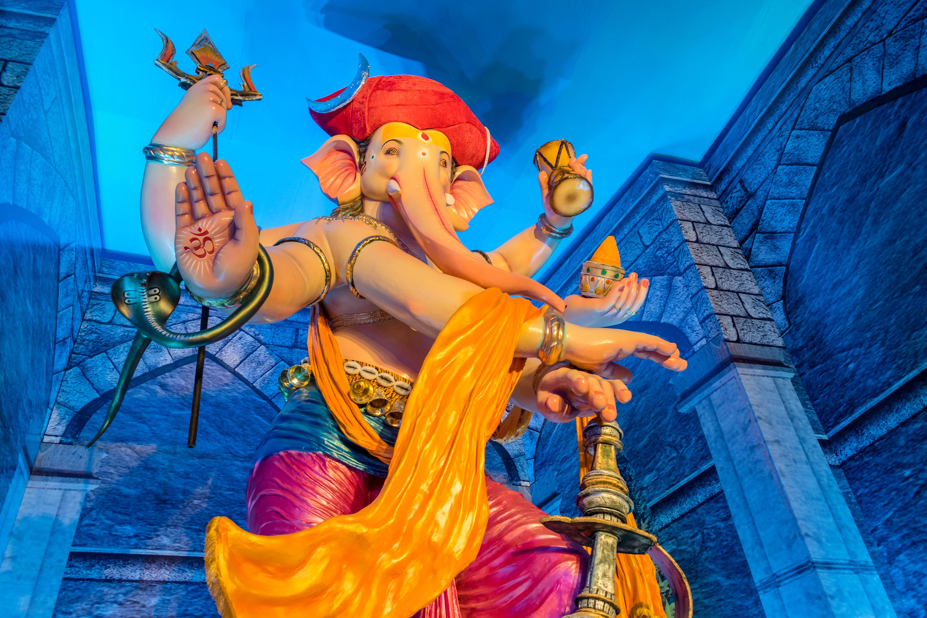 Patung Dewa Ganesha Yang Cantik Selama Ganesh Chaturthi 2024 Di Mumbai ...