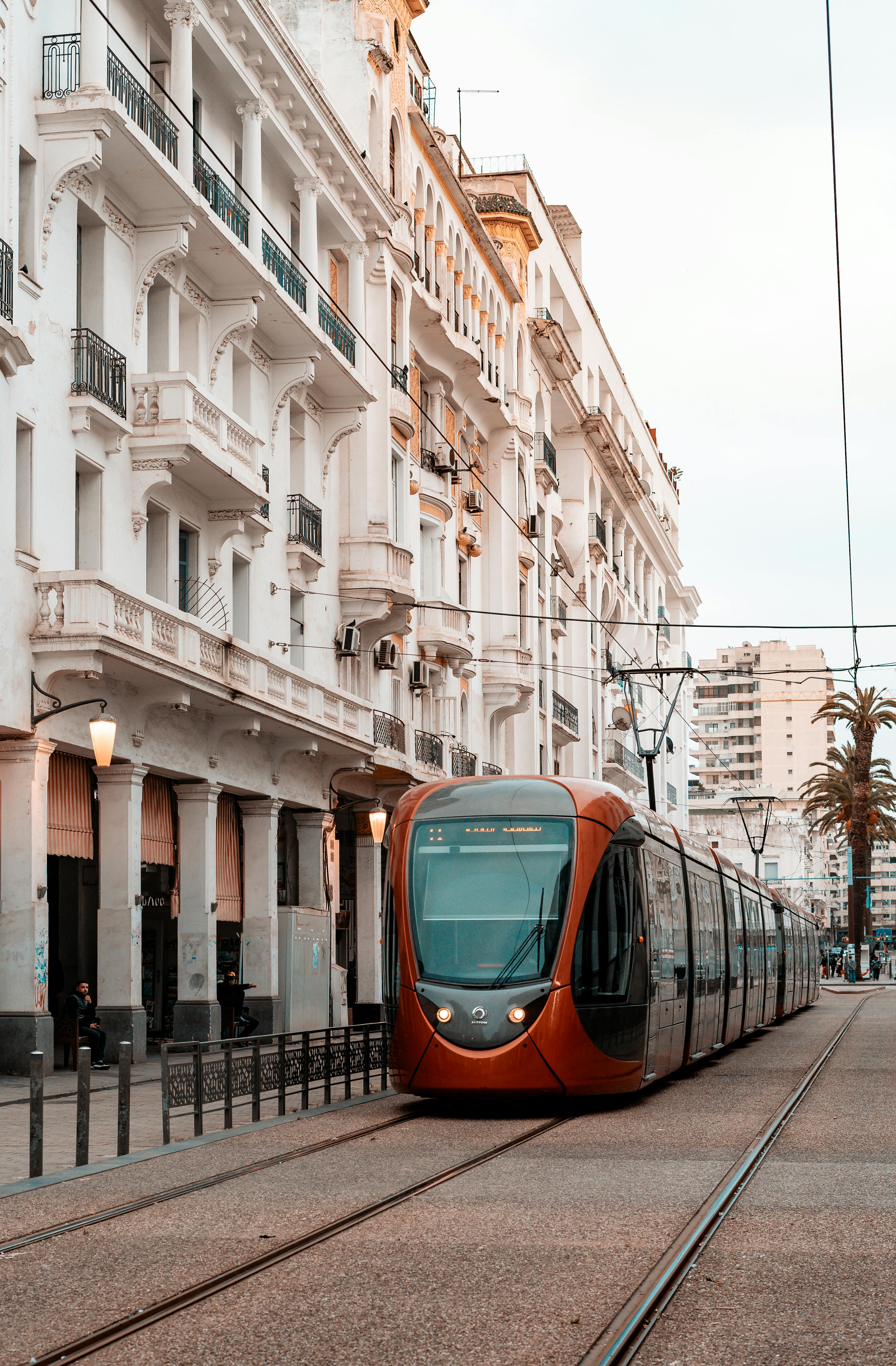 Tram on Street in Casablanca, Morocco · Free Stock Photo