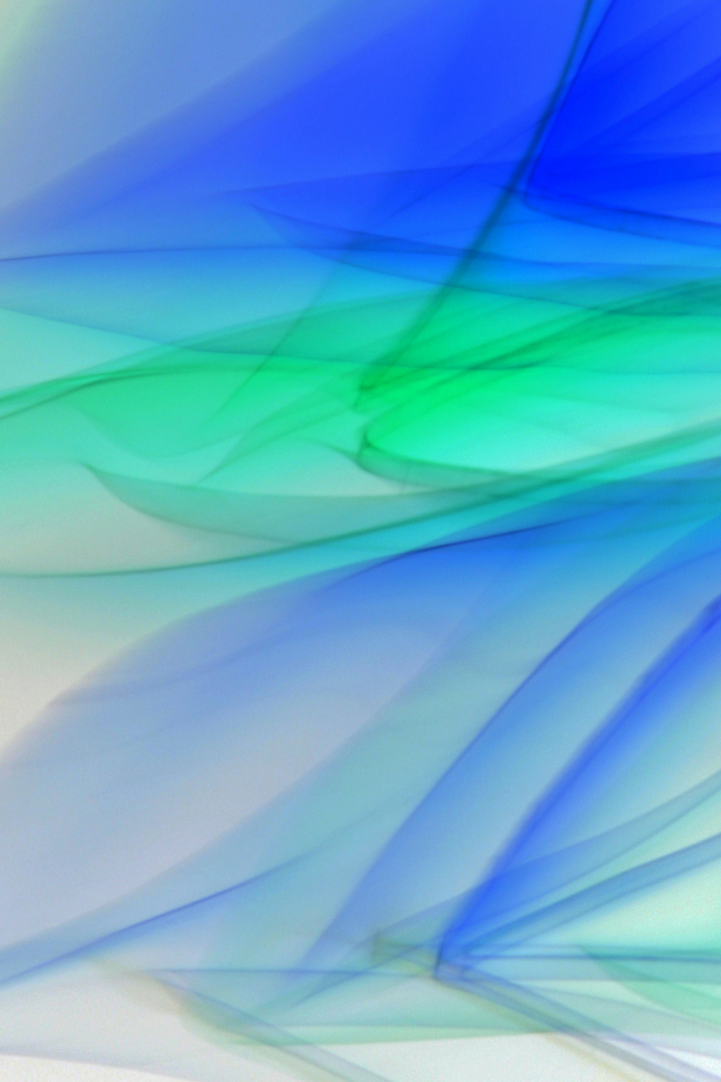 Abstract Green and Blue Wave Pattern Art · Free Stock Photo