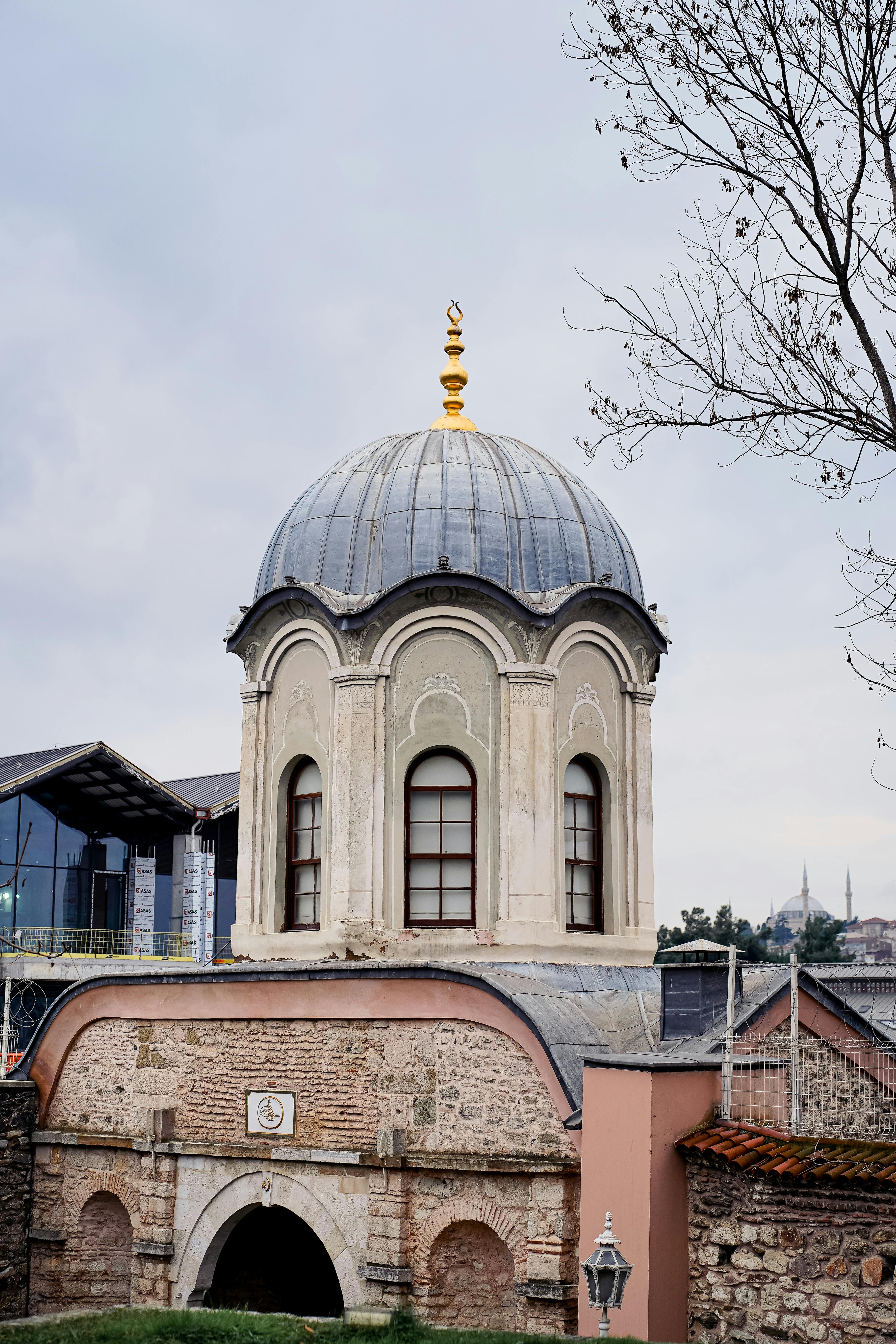 Historic Dome Architecture with Rustic Stone Facade · Free Stock Photo