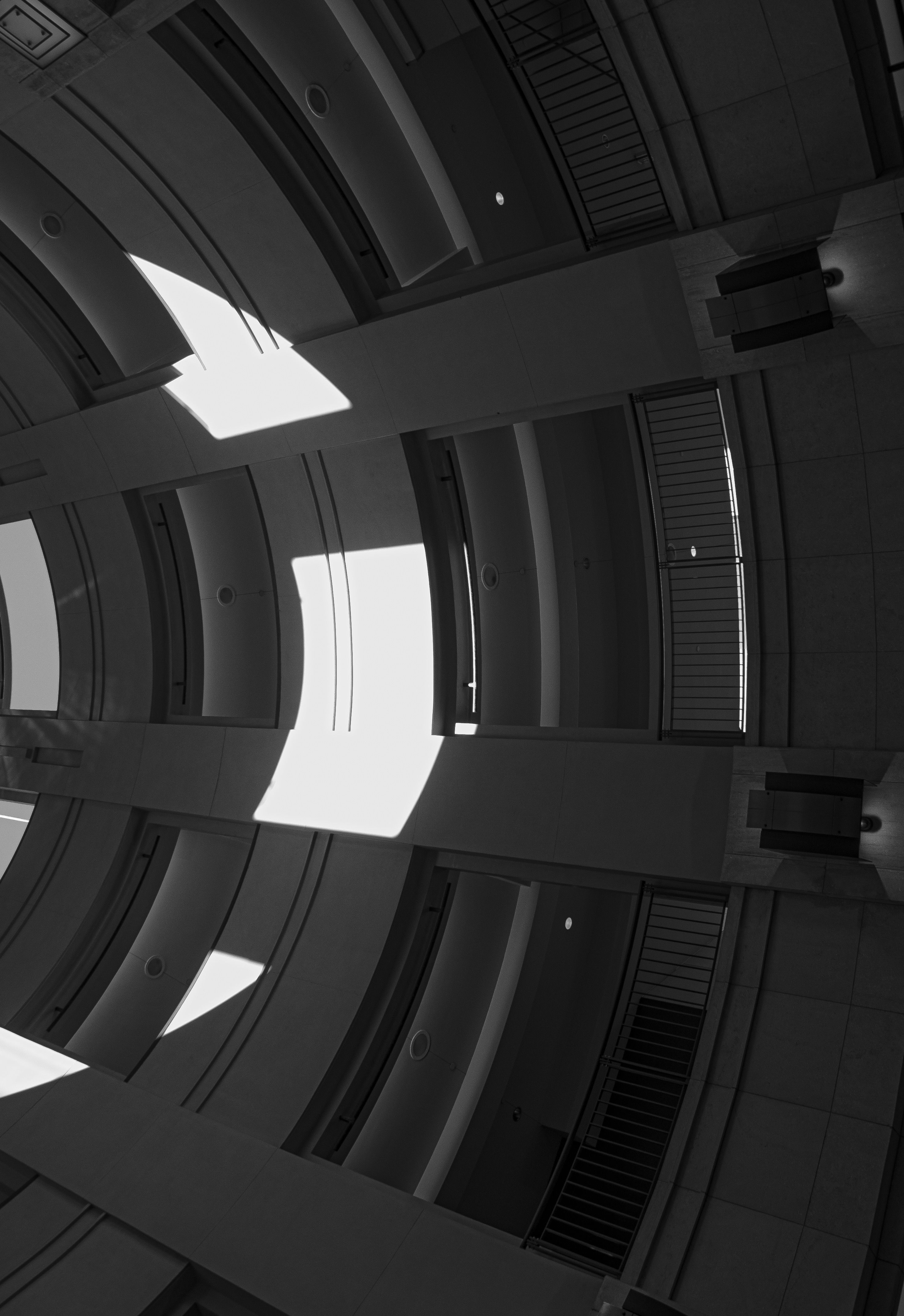 Modern Architectural Interior with Shadows · Free Stock Photo