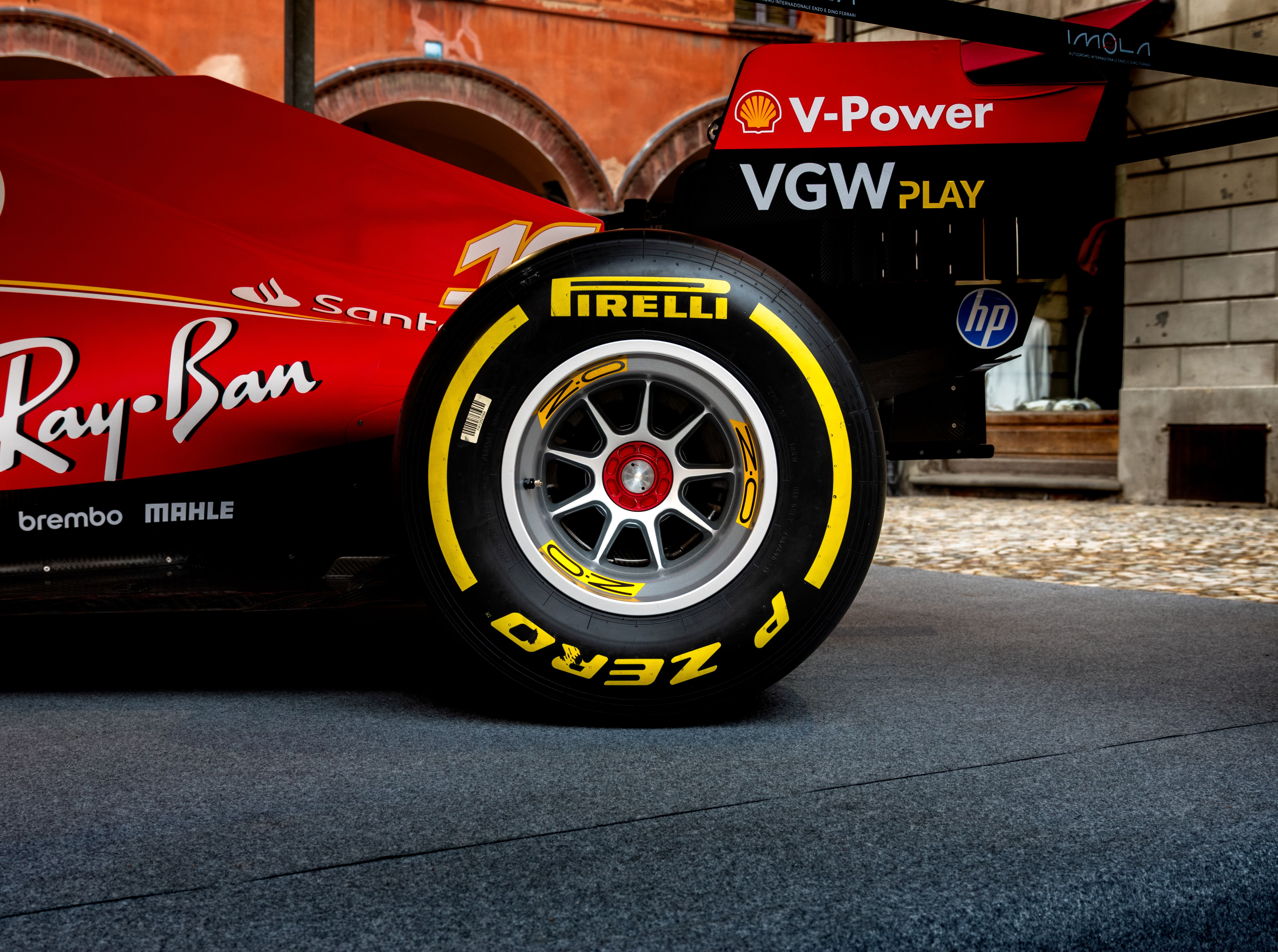 Close-up of Pirelli Tire on Racing Car · Free Stock Photo