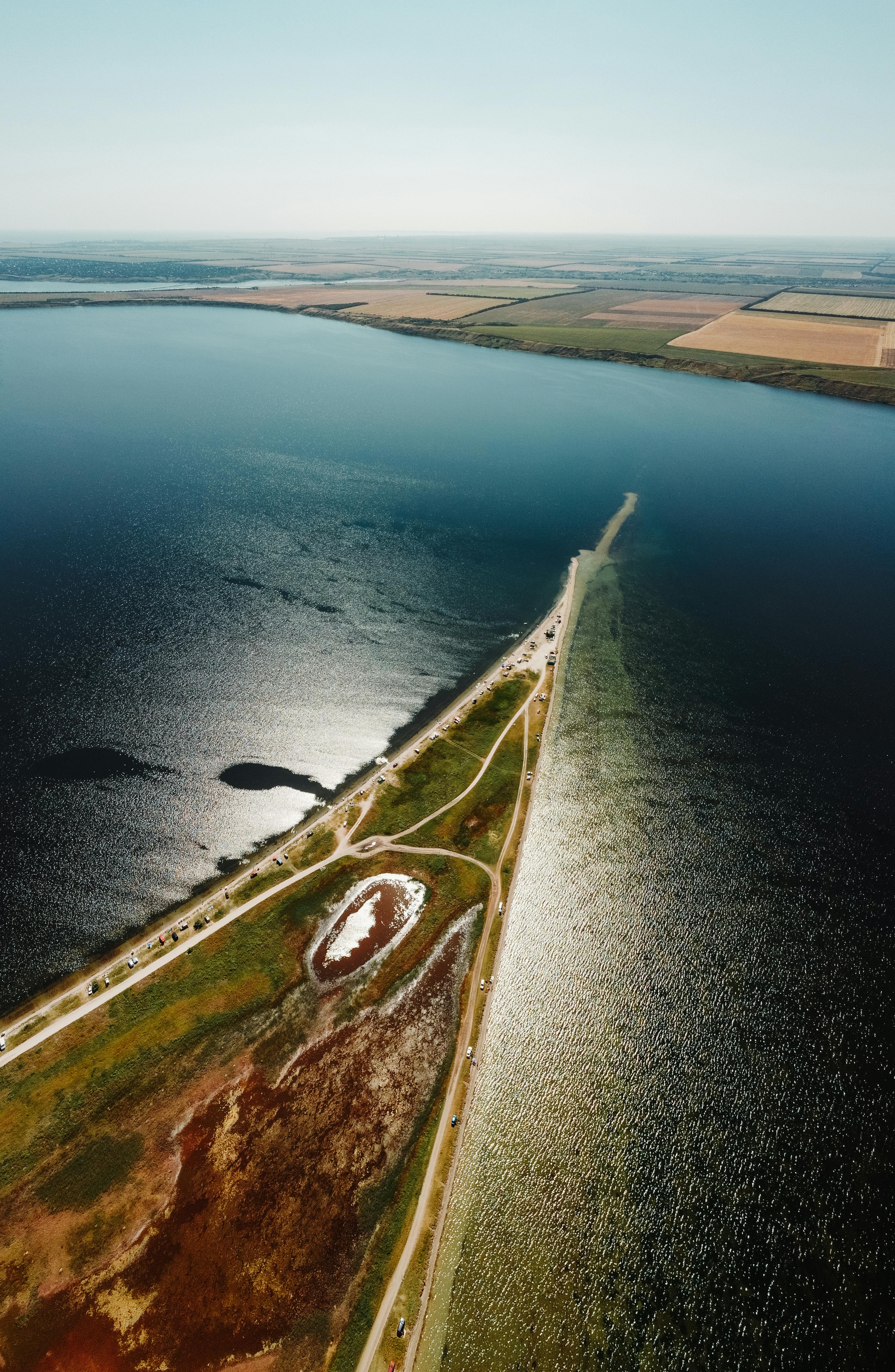 Aerial View of Tylihul Estuary Landscape · Free Stock Photo