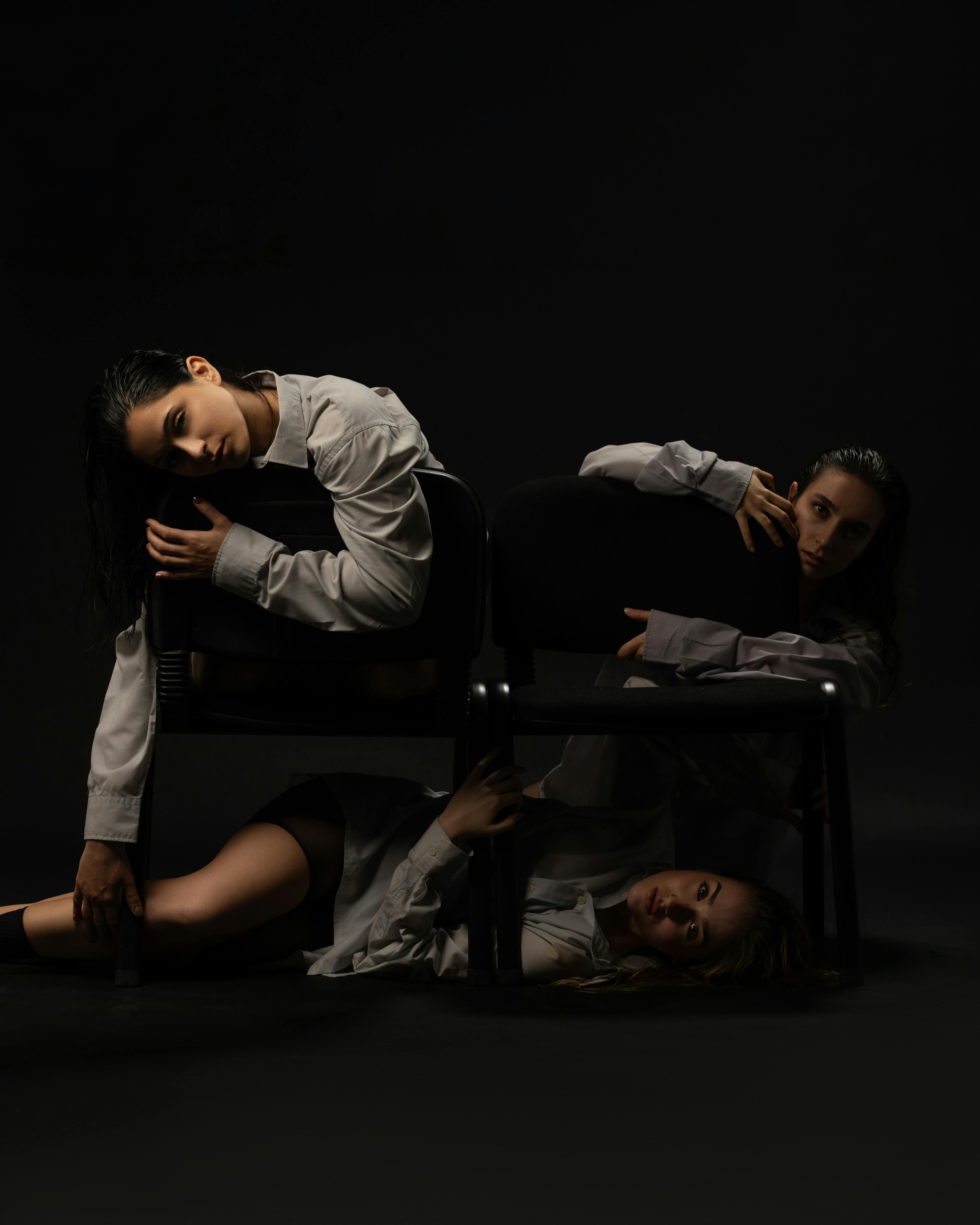 Artistic Dance Composition with Dynamic Poses · Free Stock Photo