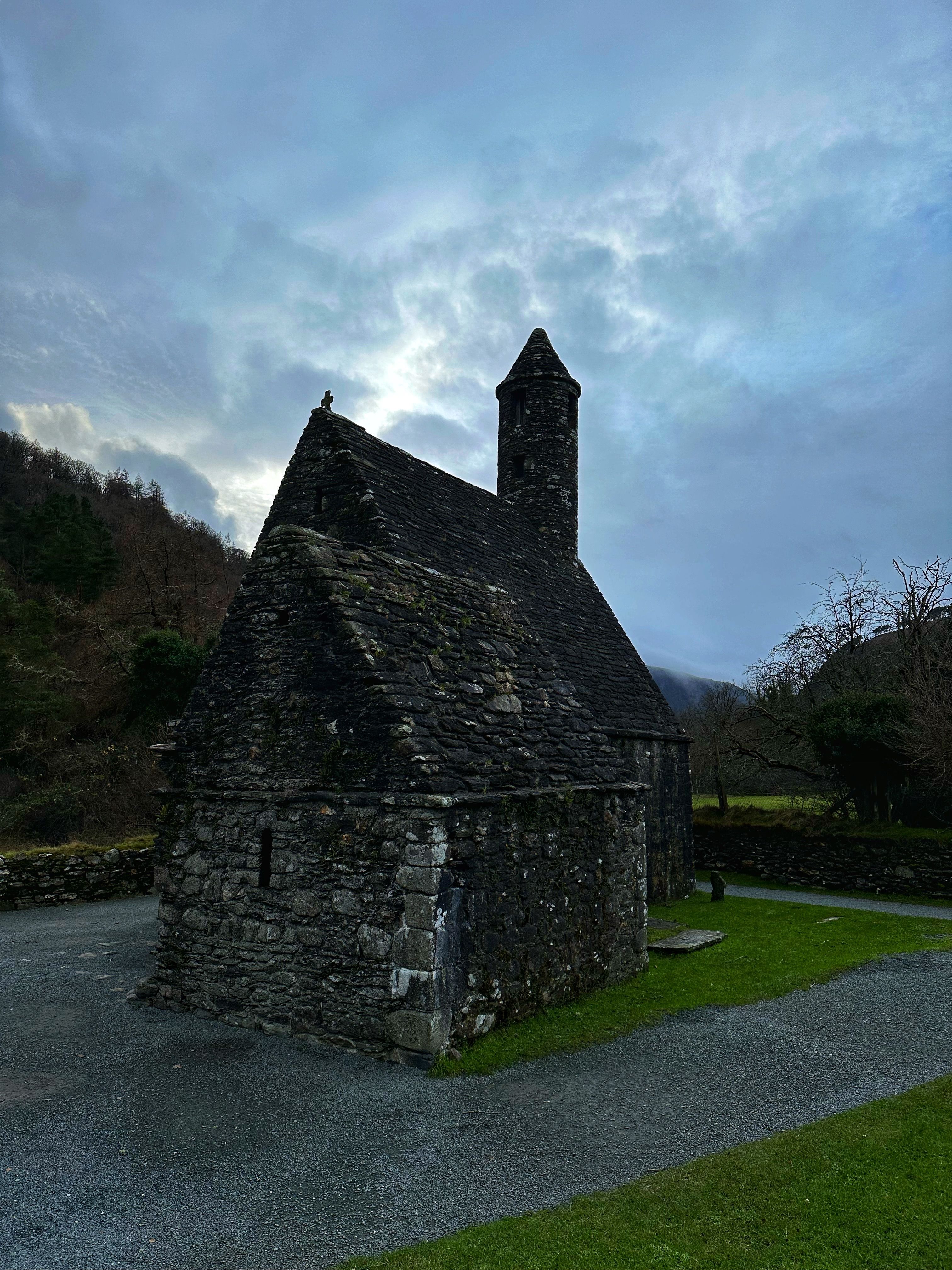 Ancient Stone Church in Scenic Countryside Landscape · Free Stock Photo