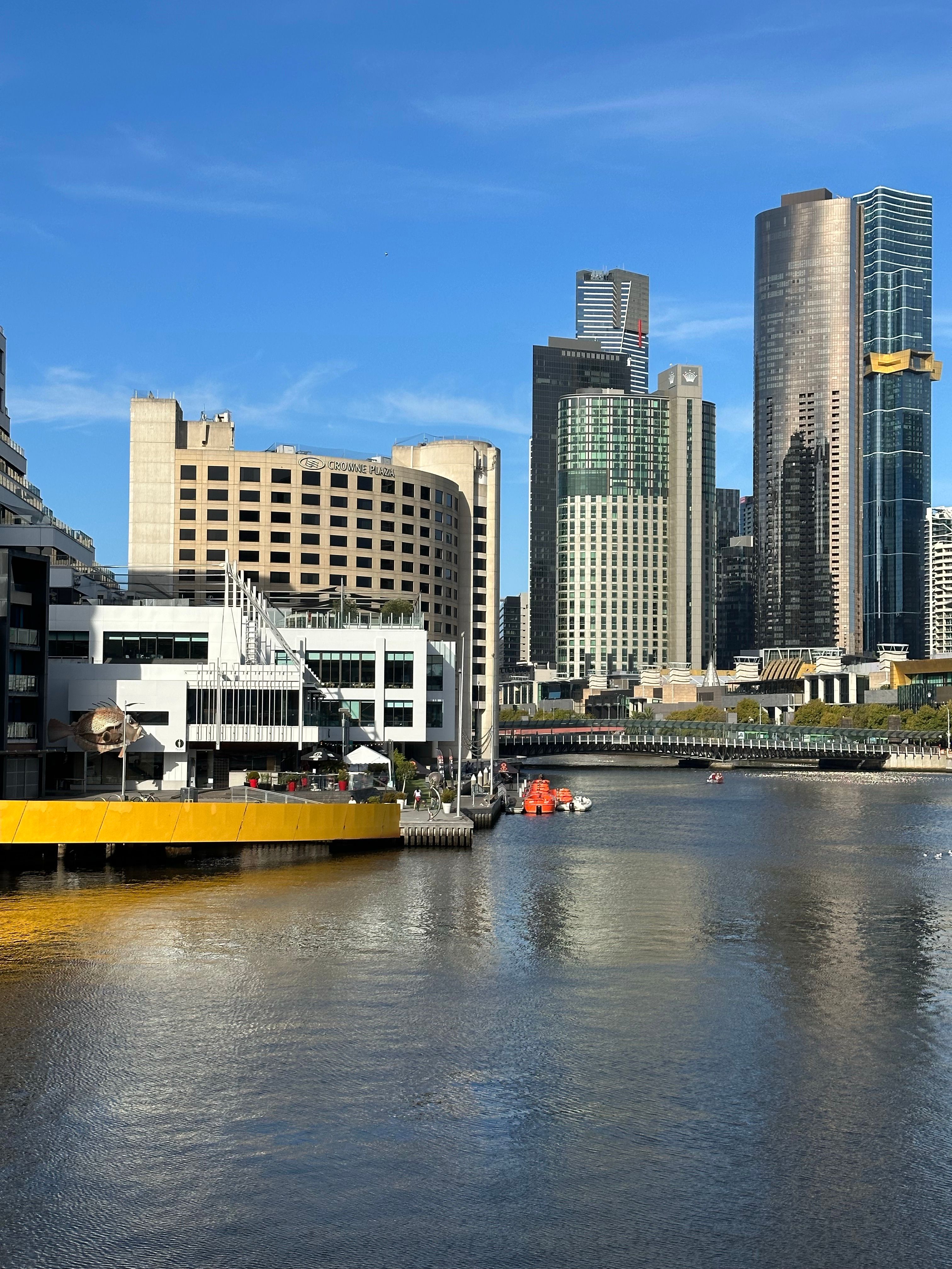 Modern Melbourne Skyline by the Yarra River · Free Stock Photo