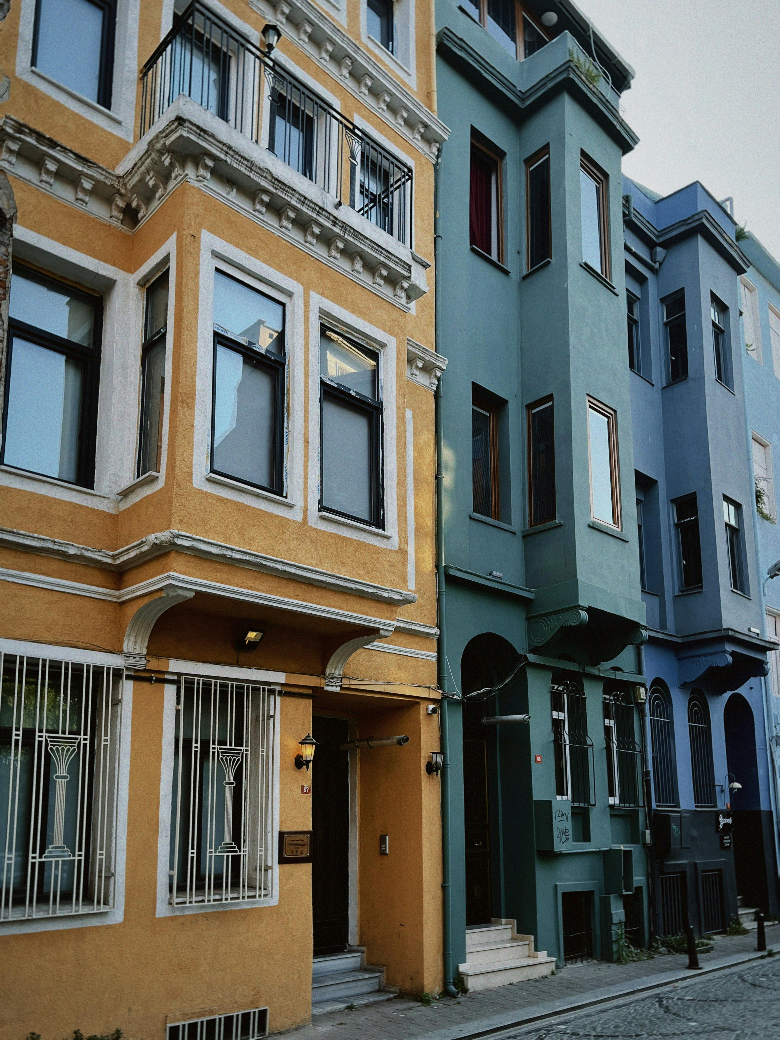 Colorful European Urban Architecture Facades · Free Stock Photo