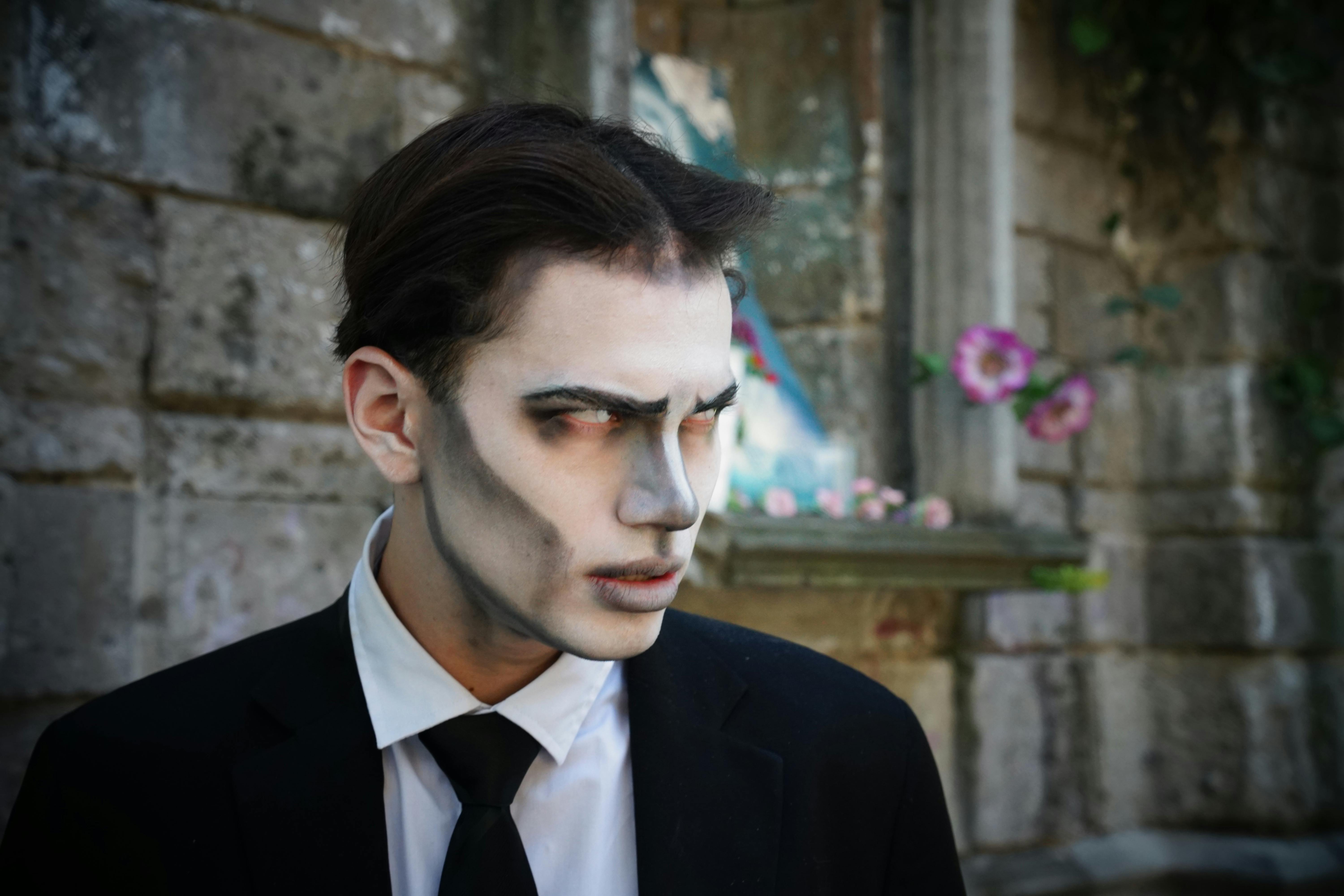 Spooky Portrait of a Person in Halloween Costume · Free Stock Photo