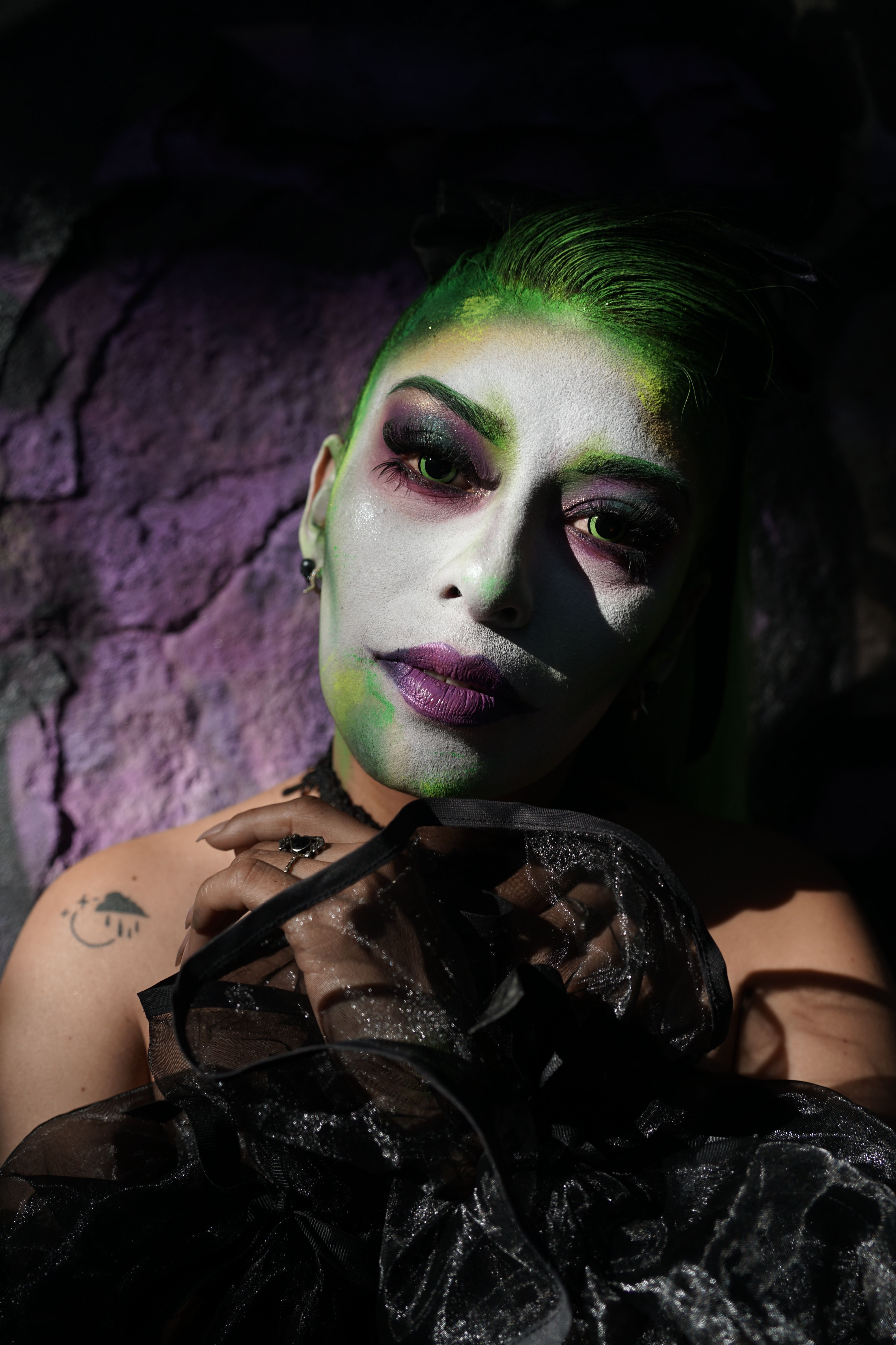 Vibrant Portrait of Dramatic Makeup Artistry · Free Stock Photo