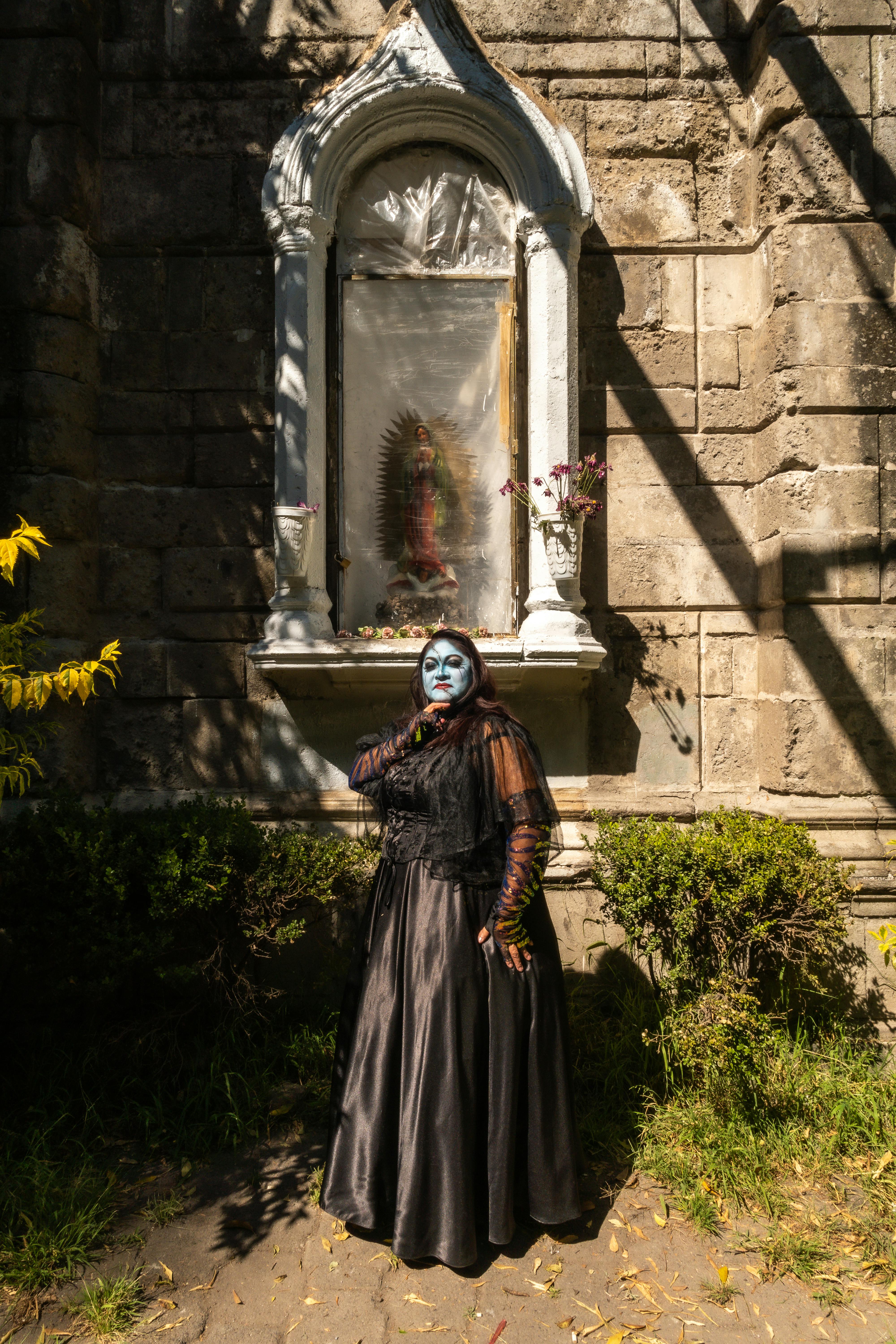 Surreal Gothic Portrait Outdoors in Mexico · Free Stock Photo