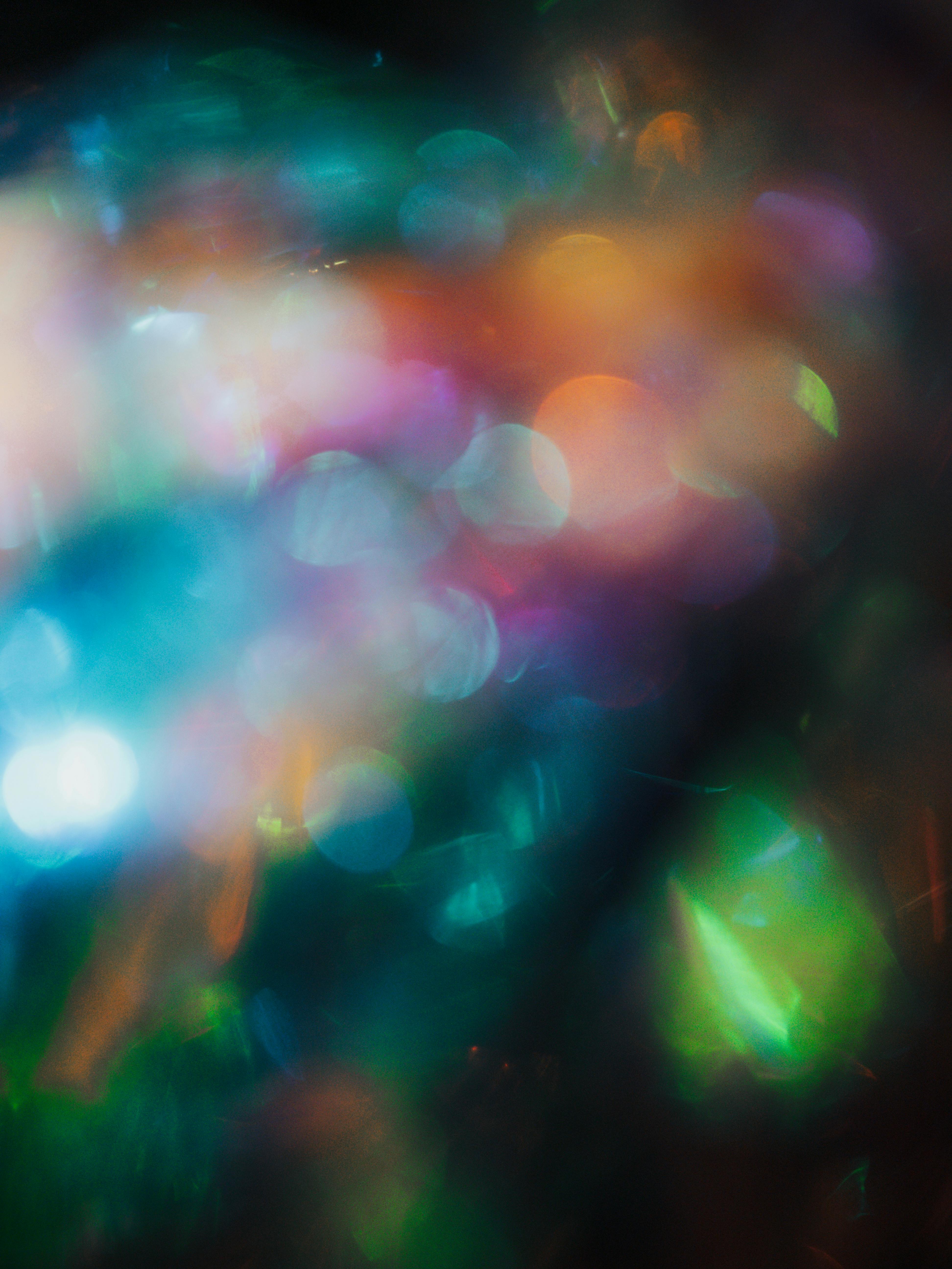 Bokeh Abstracto Con Luces Multicolores · Foto de stock gratuita