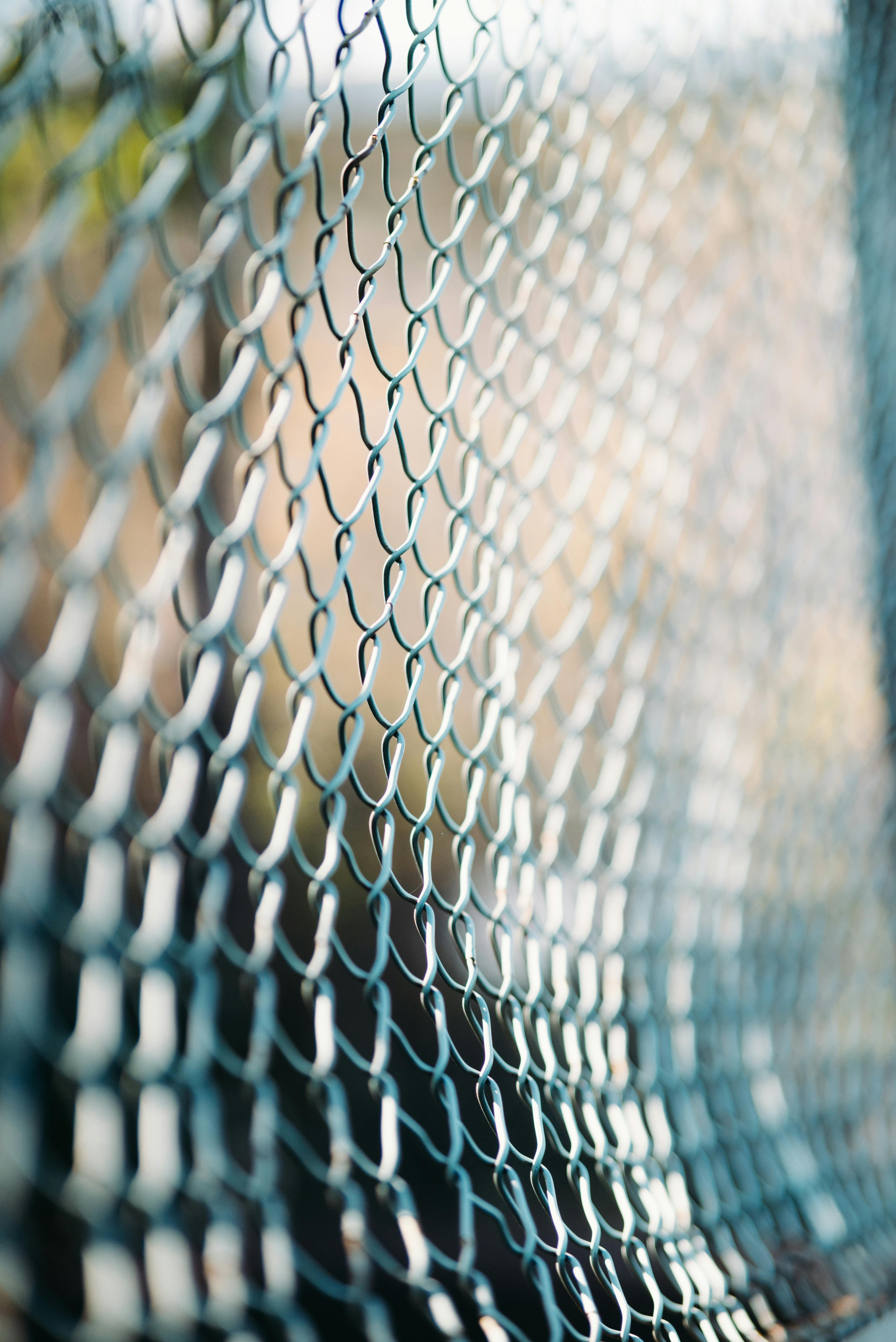 Gray Metal Chain Link Fence Close Up Photo · Free Stock Photo