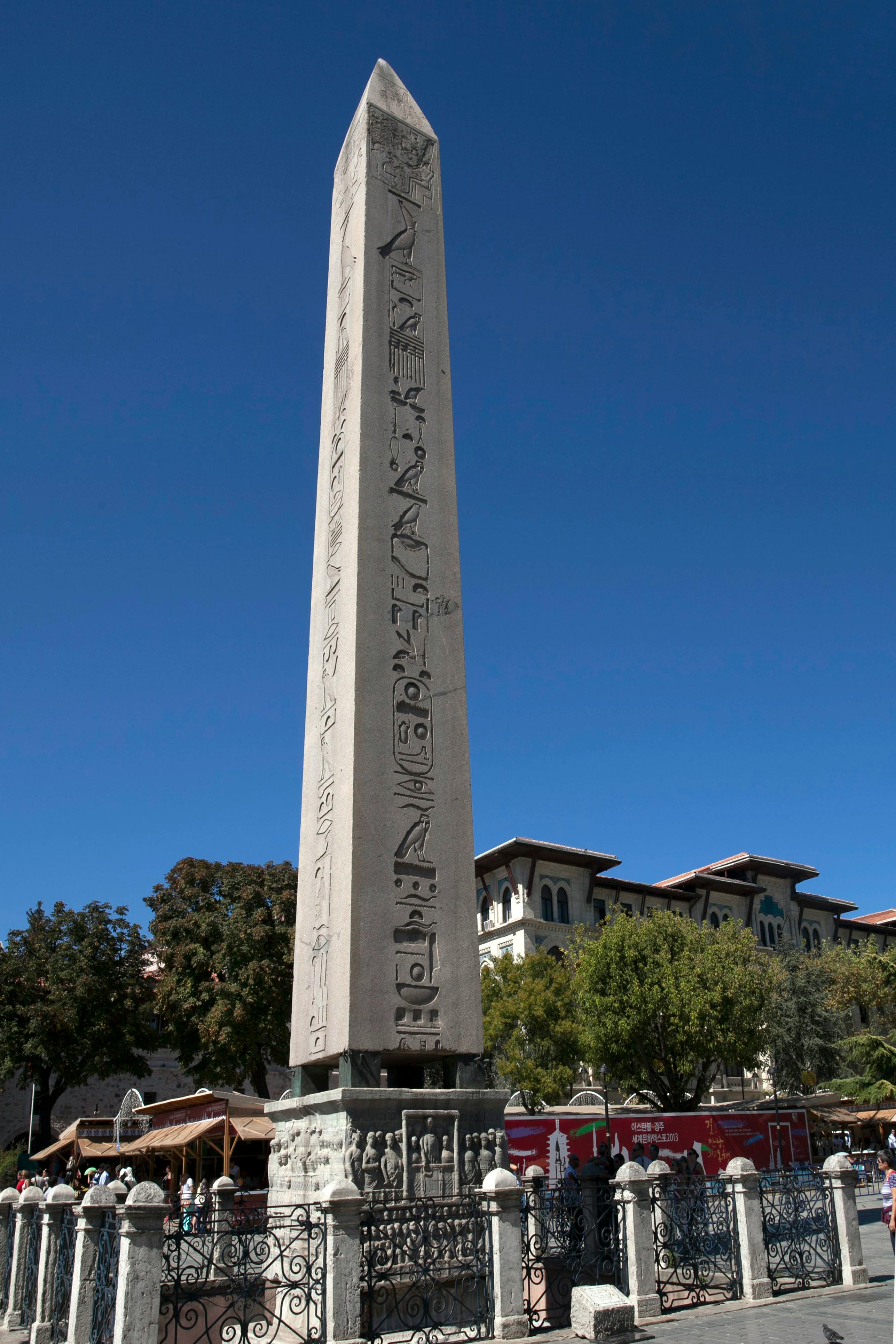 Ancient Obelisk Under Clear Blue Sky · Free Stock Photo