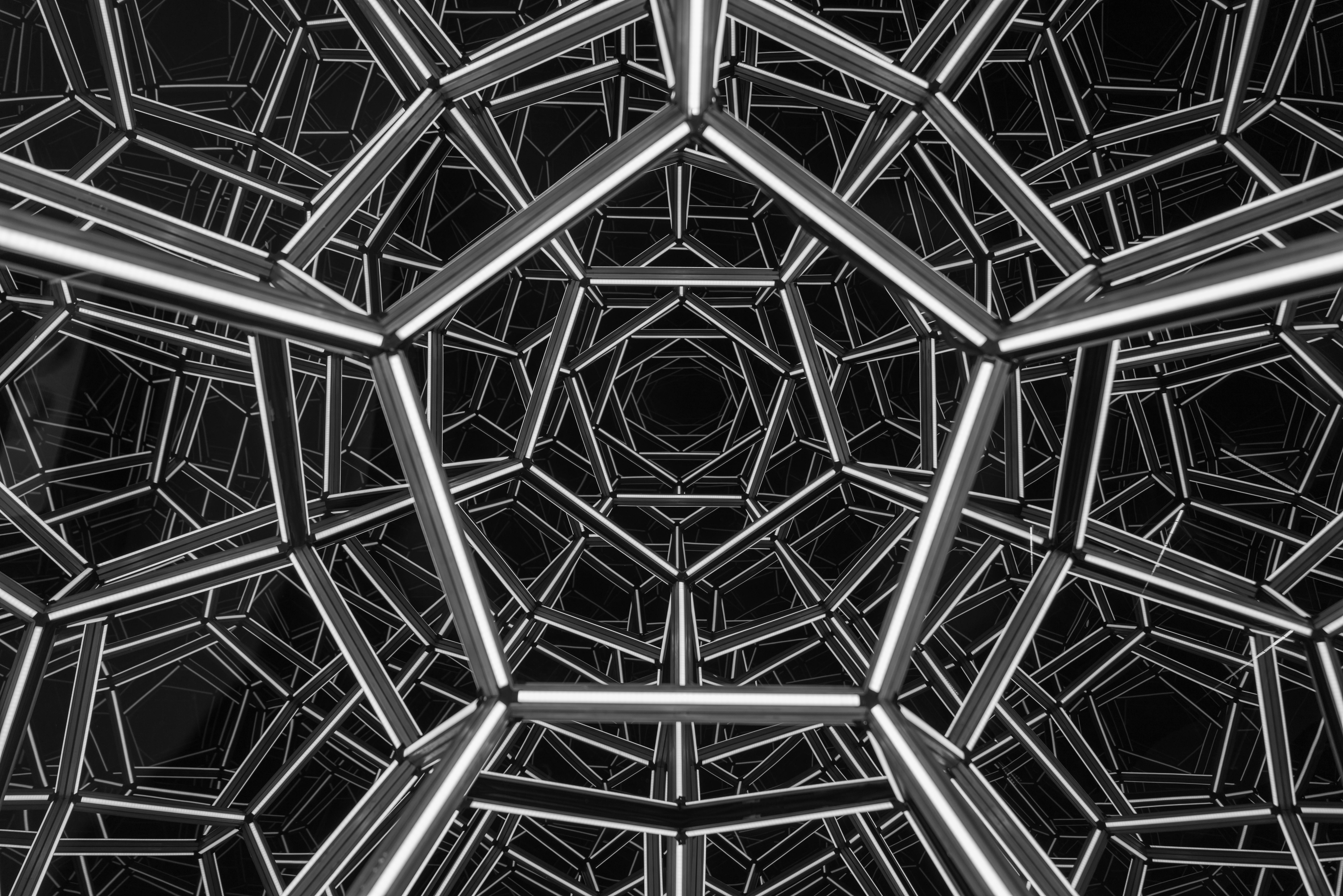Geometric Metal Structure Abstract Pattern · Free Stock Photo