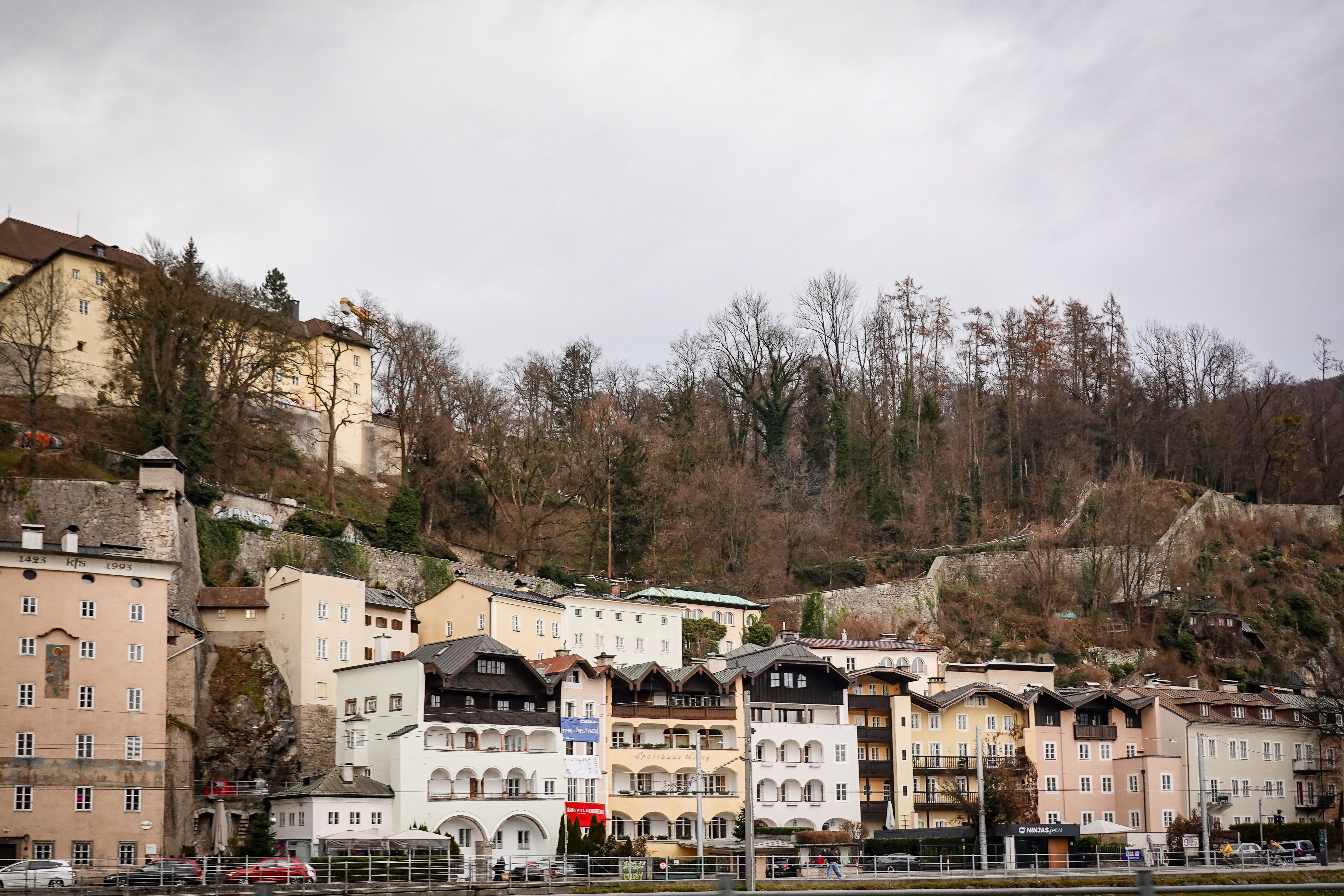 Charming European Old Town in Overcast Weather · Free Stock Photo