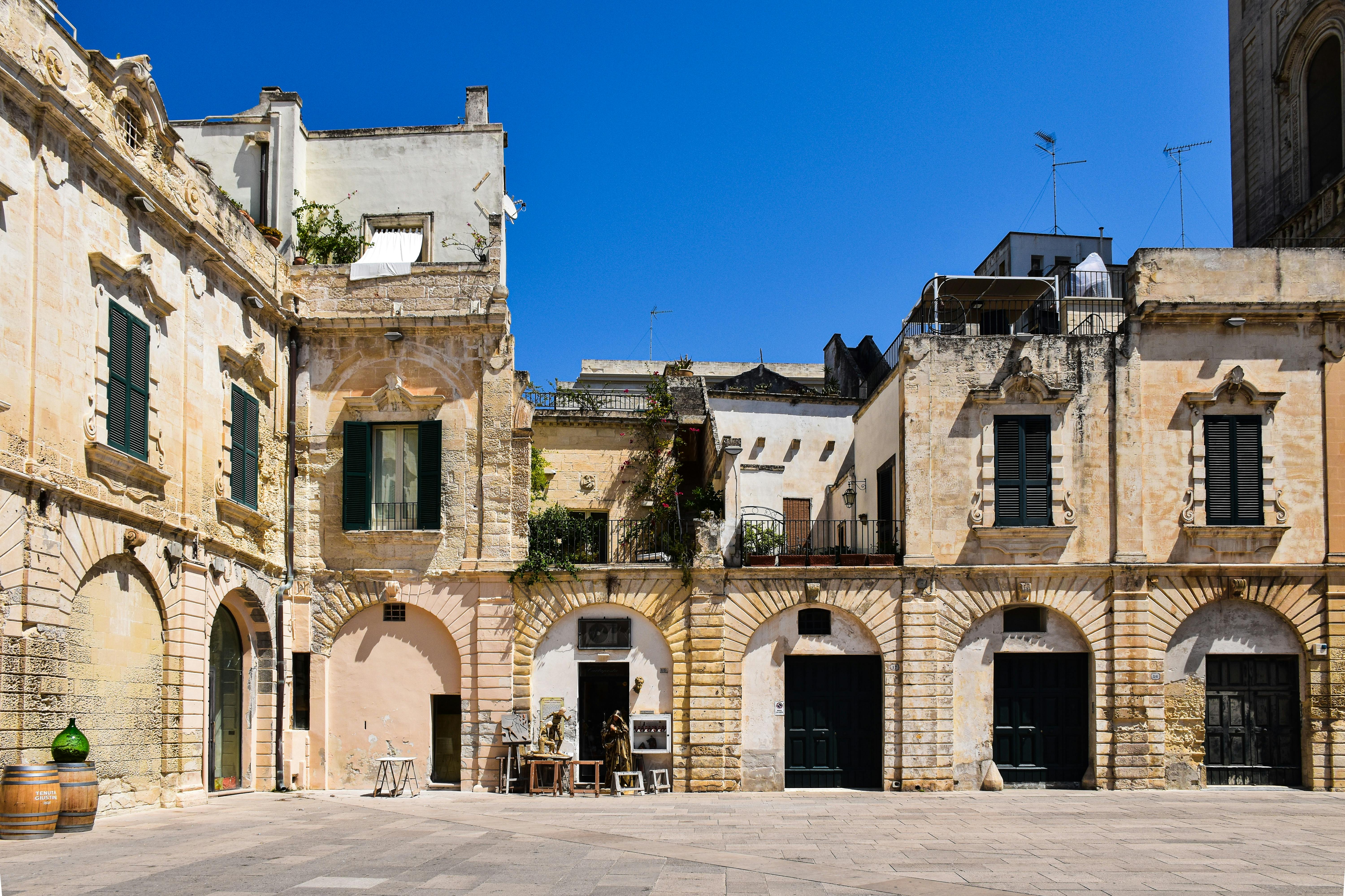 Charming Historic Architecture in Lecce Square · Free Stock Photo