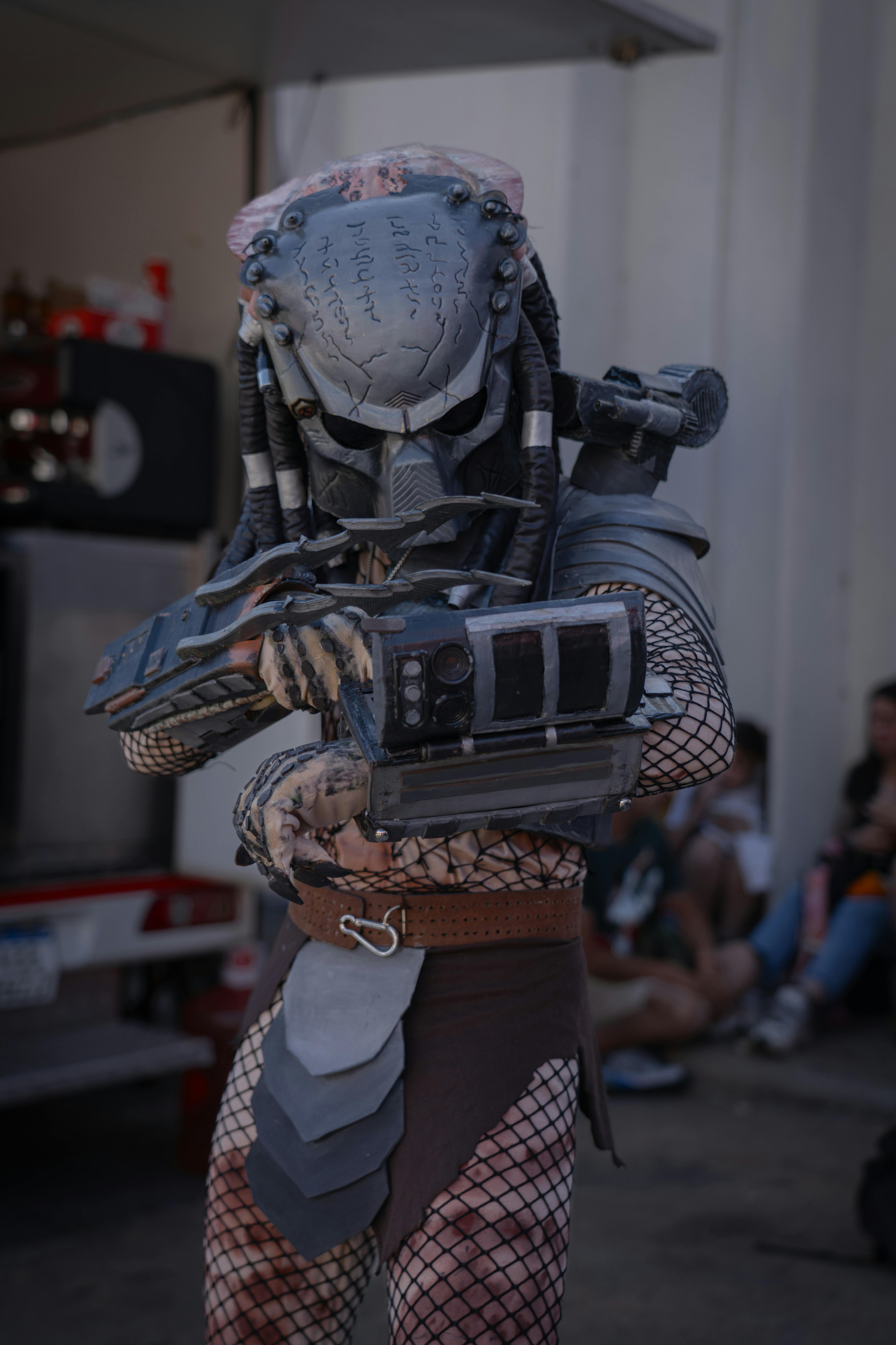 Predator Cosplayer at Buenos Aires Event · Free Stock Photo