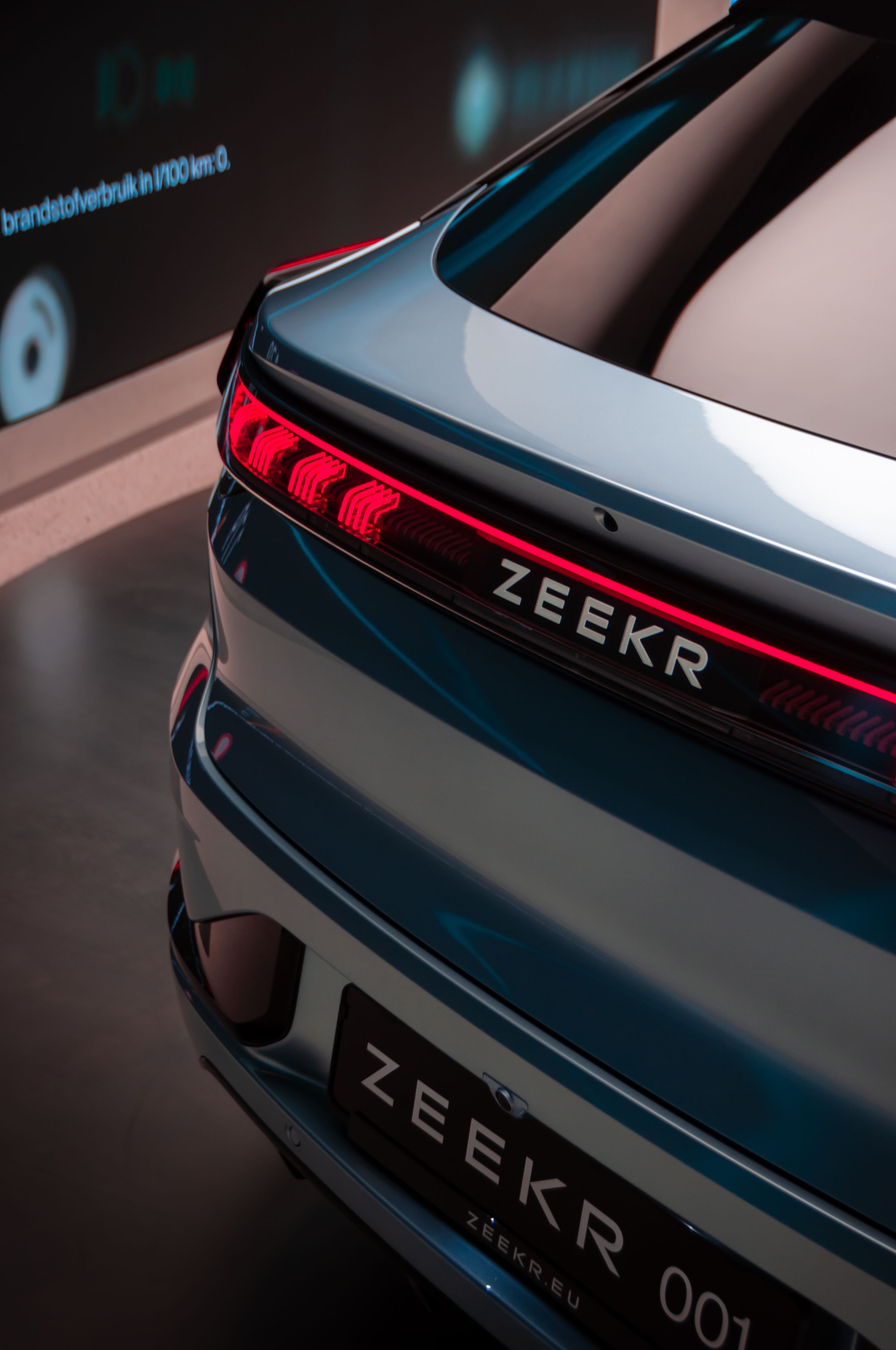 Futuristic Zeekr Car in Showroom Display · Free Stock Photo