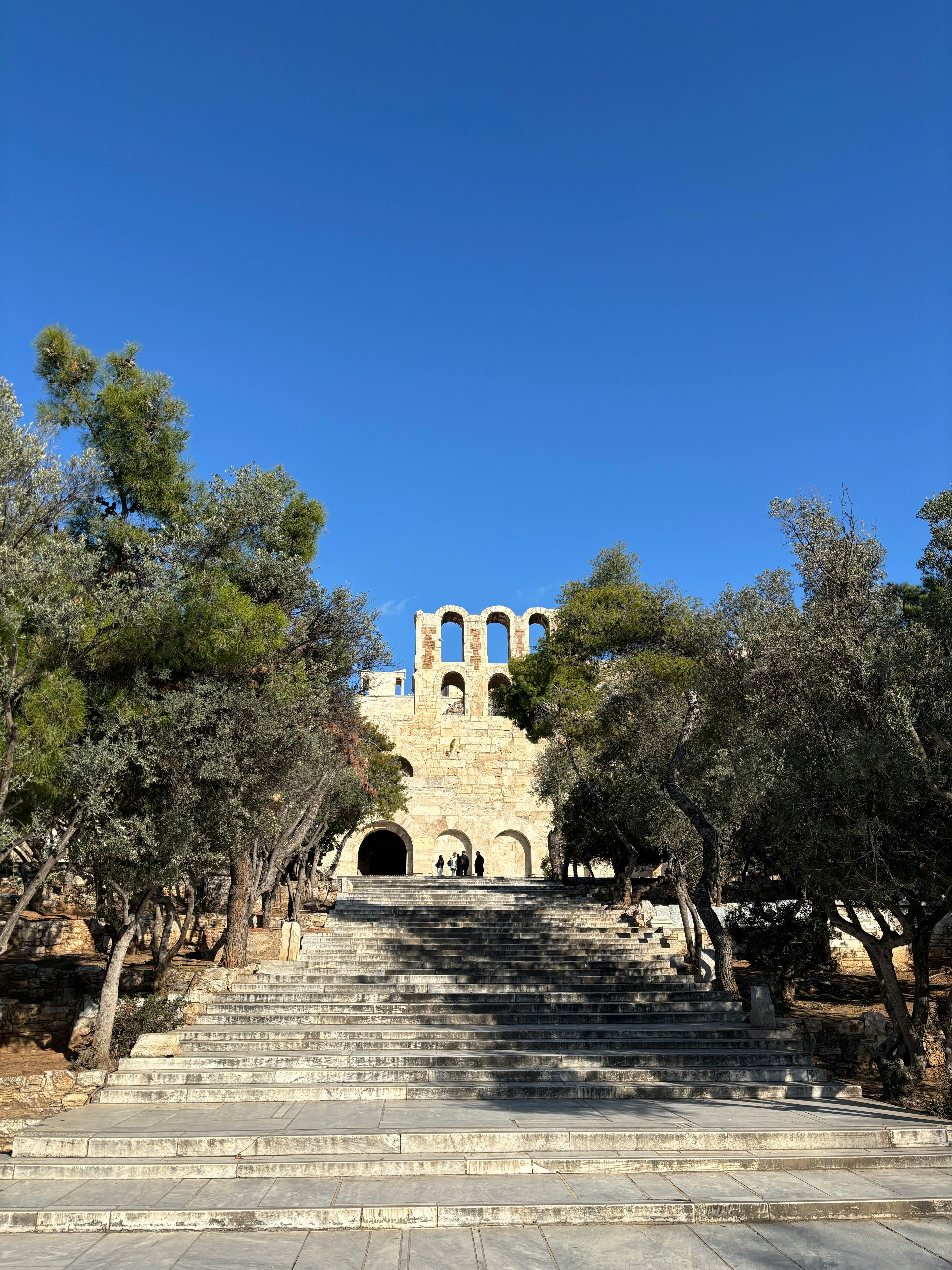 Ancient Amphitheater Entrance with Stone Steps · Free Stock Photo
