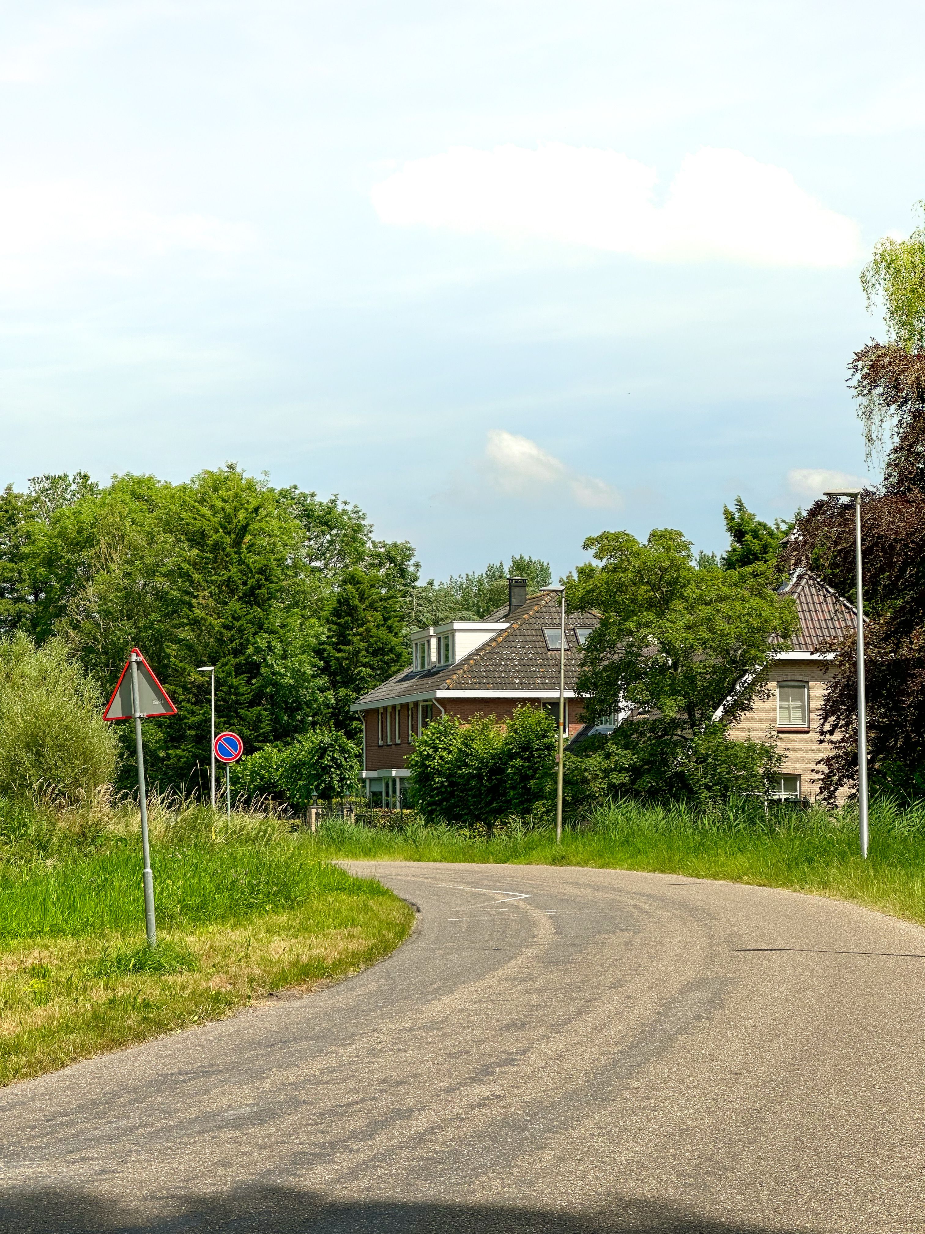 Charming Dutch Village Road Scene in Summer · Free Stock Photo