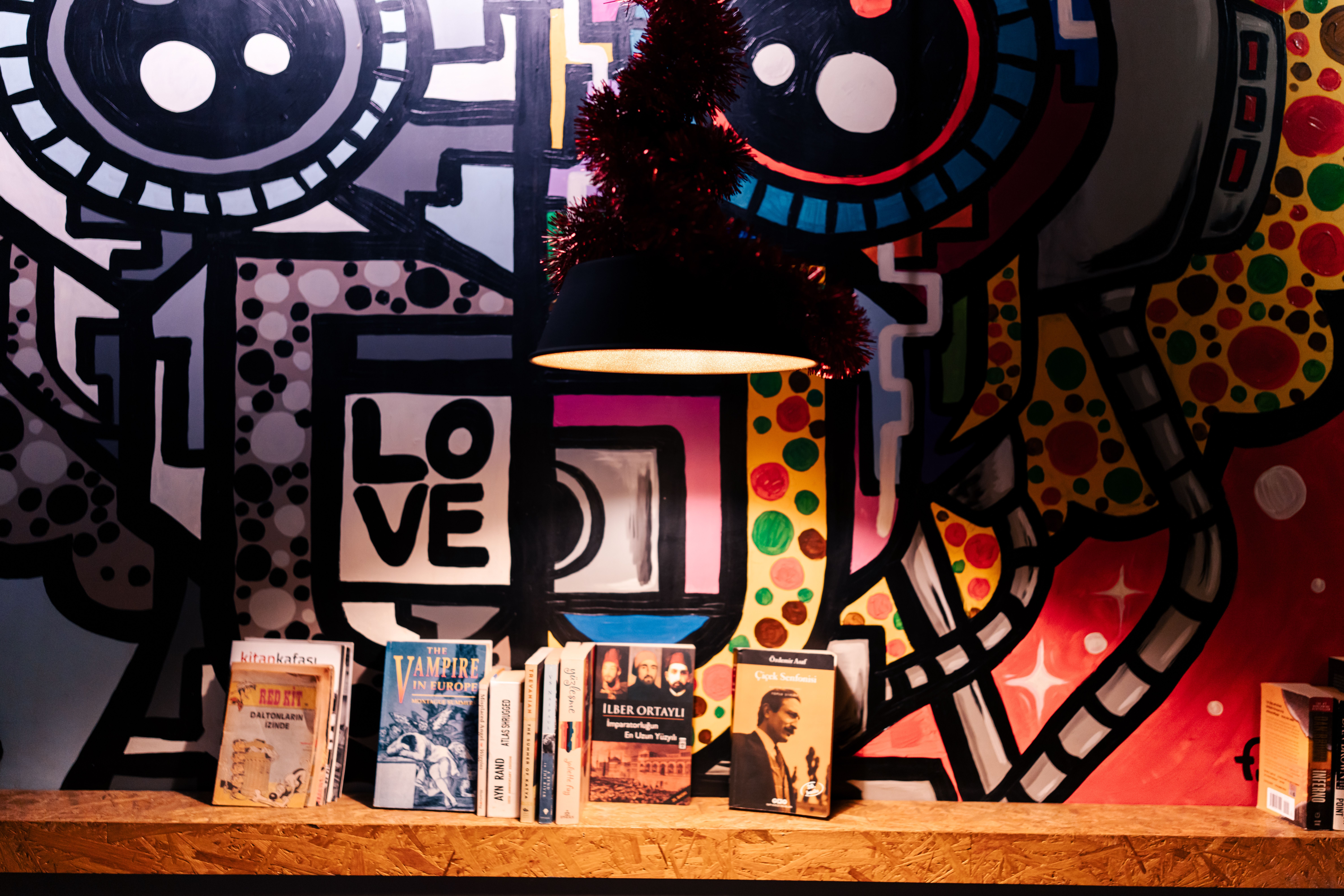 Colorful Urban Art with Book Display · Free Stock Photo