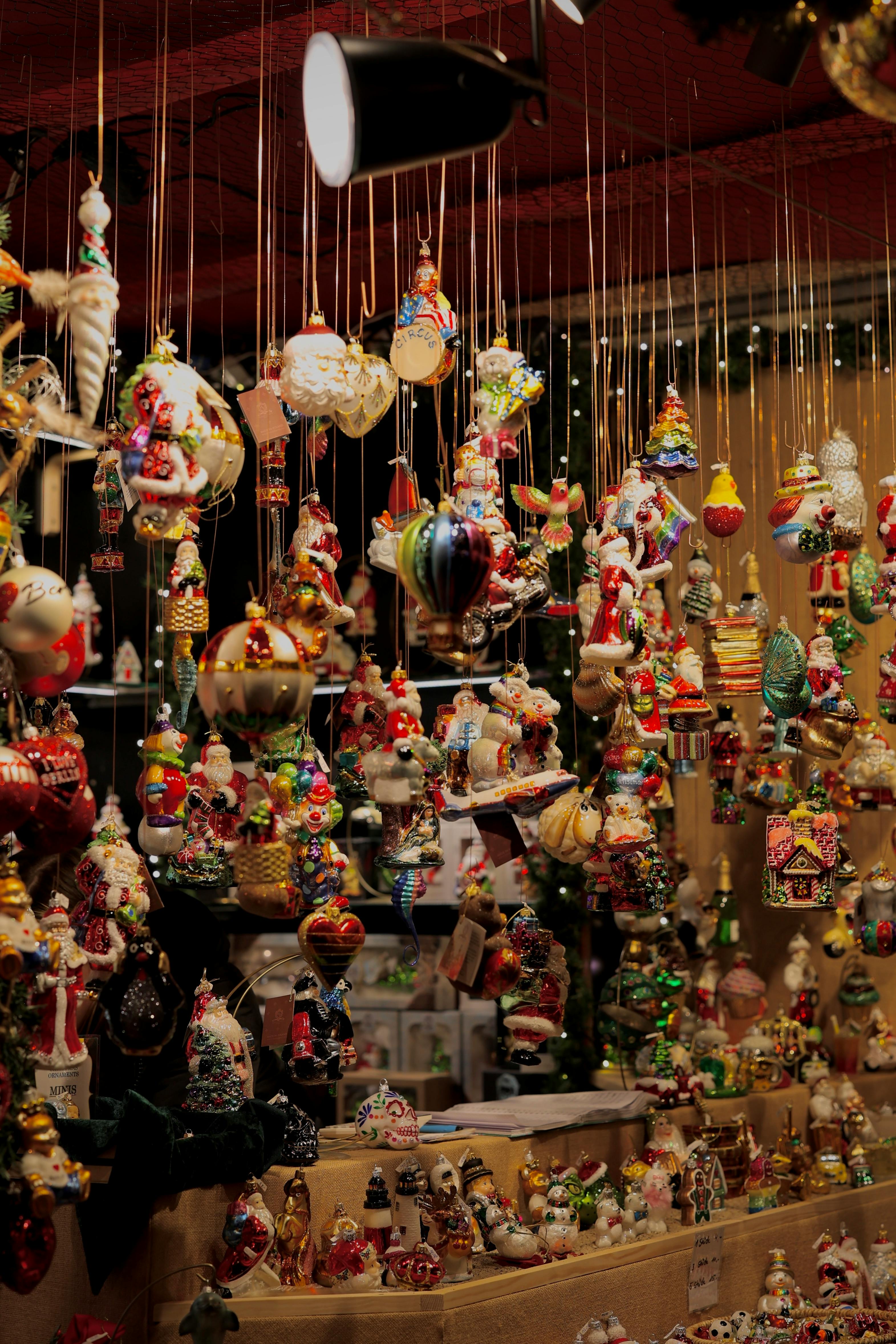 Wooden Christmas Decorations in Dresden Market · Free Stock Photo