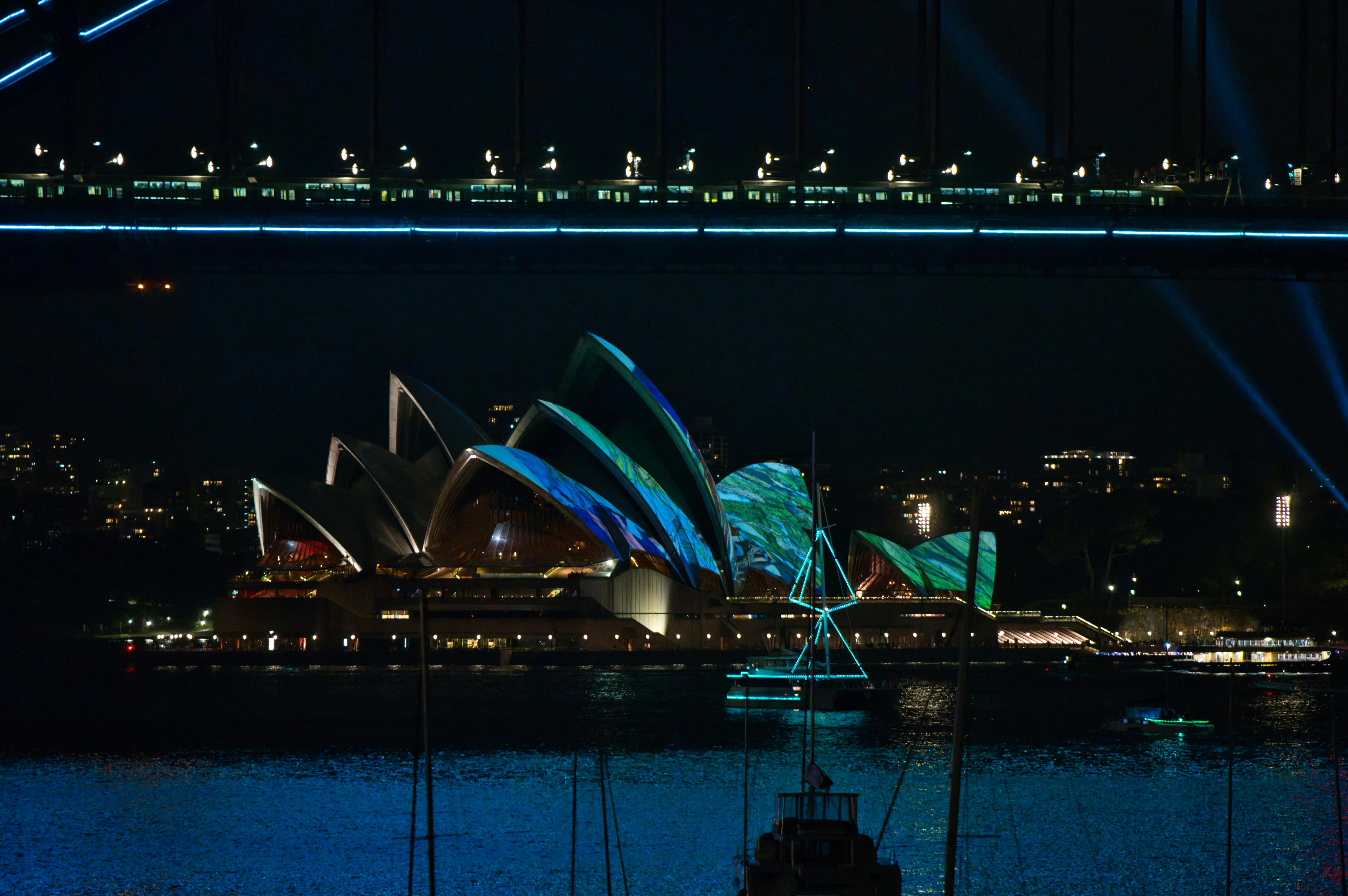 Photo of Sydney Opera House at Night · Free Stock Photo