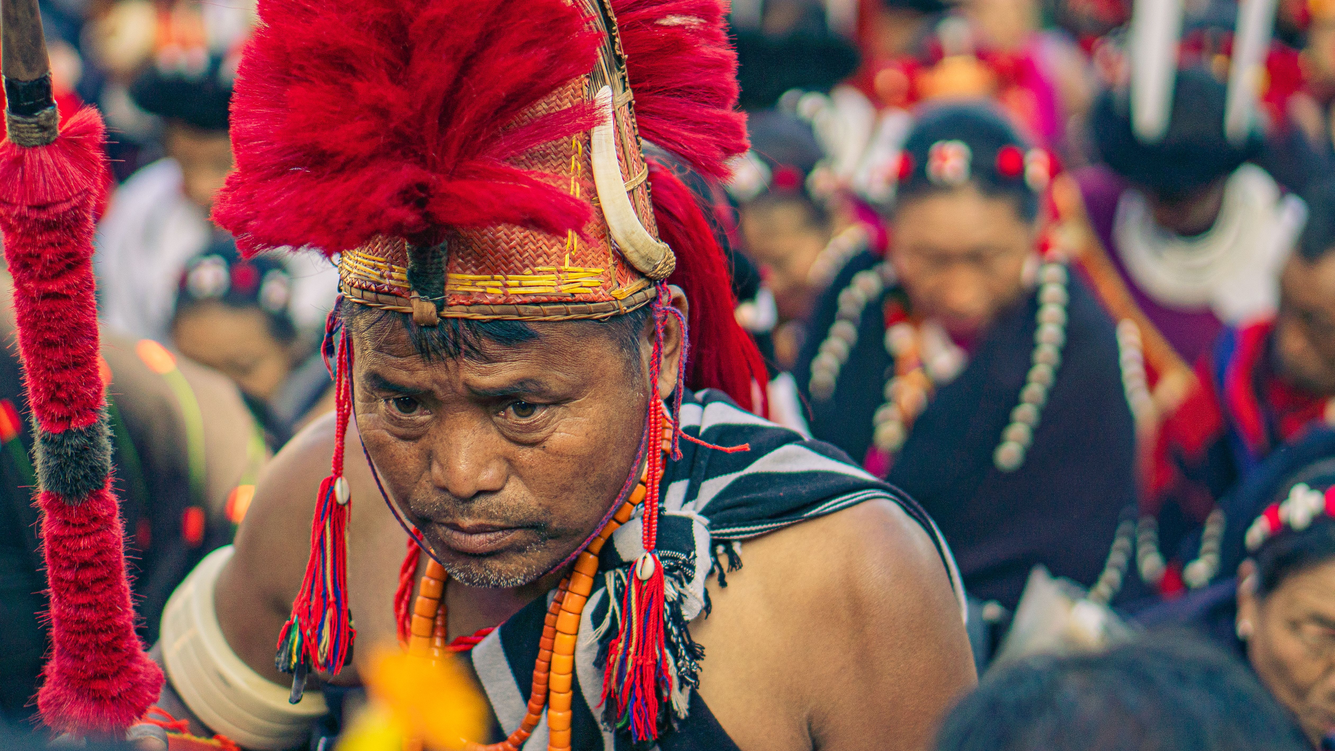 Traditional Cultural Festival with Tribal Attire · Free Stock Photo
