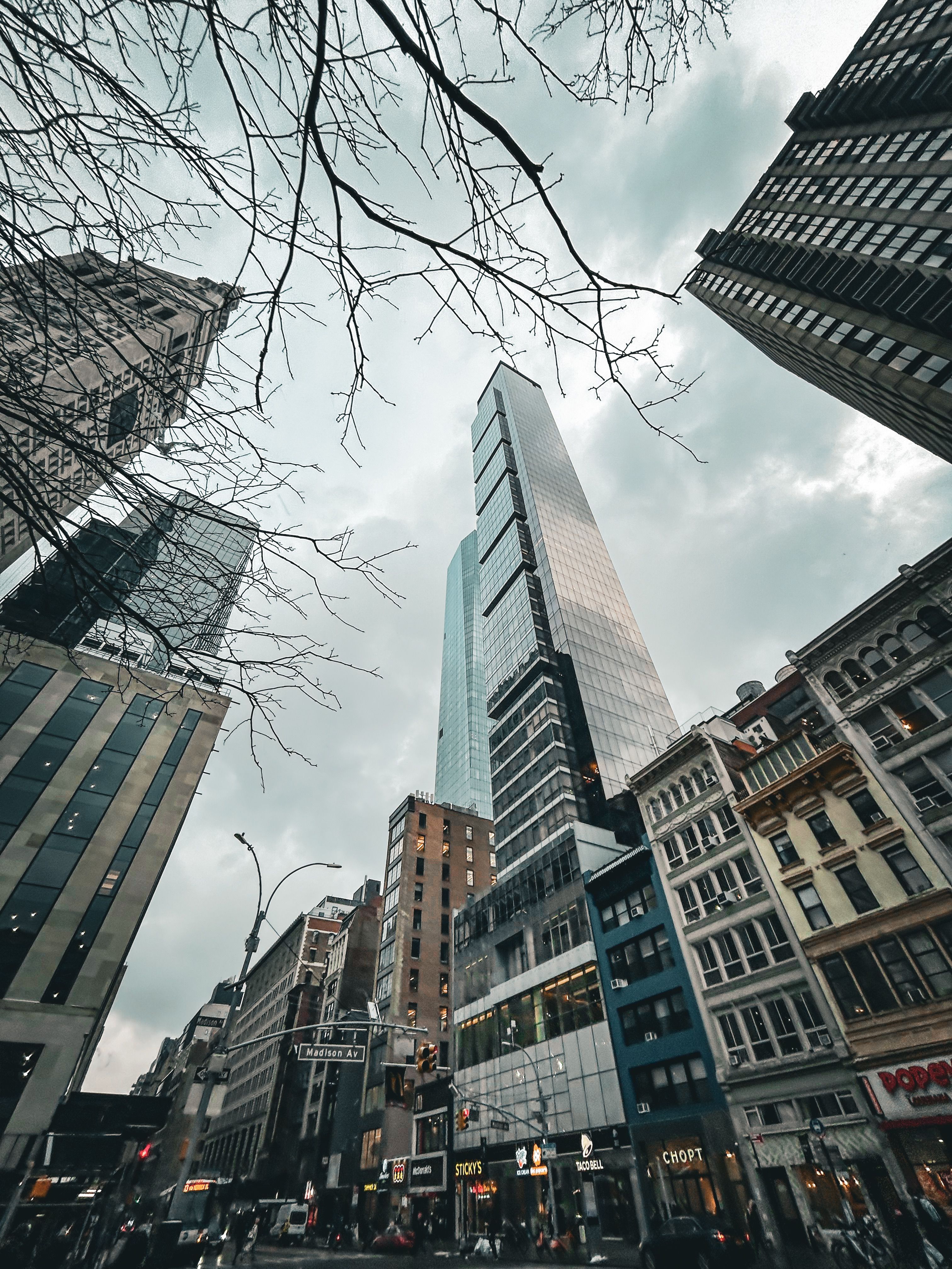 Iconic New York City Skyscrapers at Dusk · Free Stock Photo