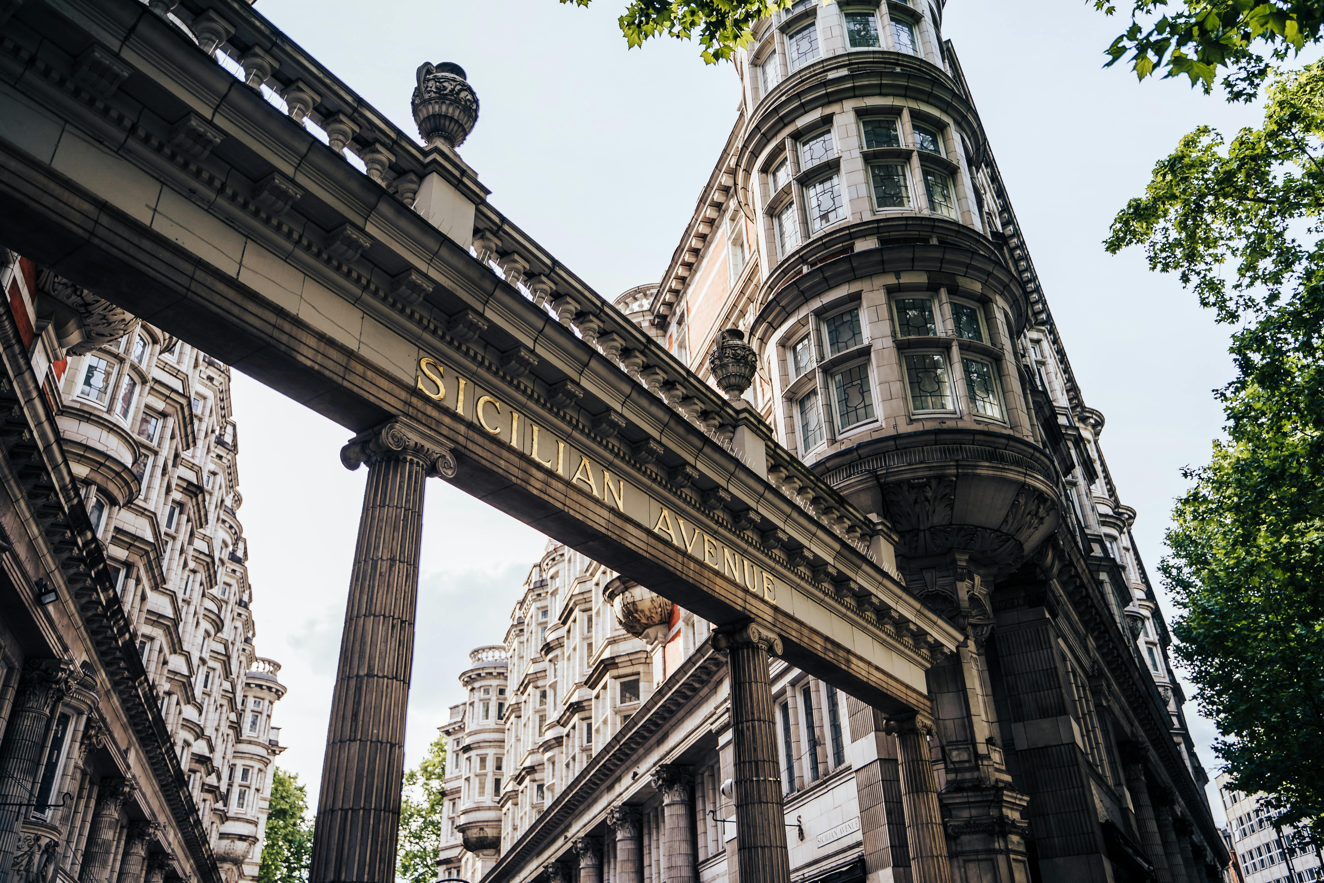Elegant Edwardian Architecture of London's Sicilian Avenue · Free Stock ...