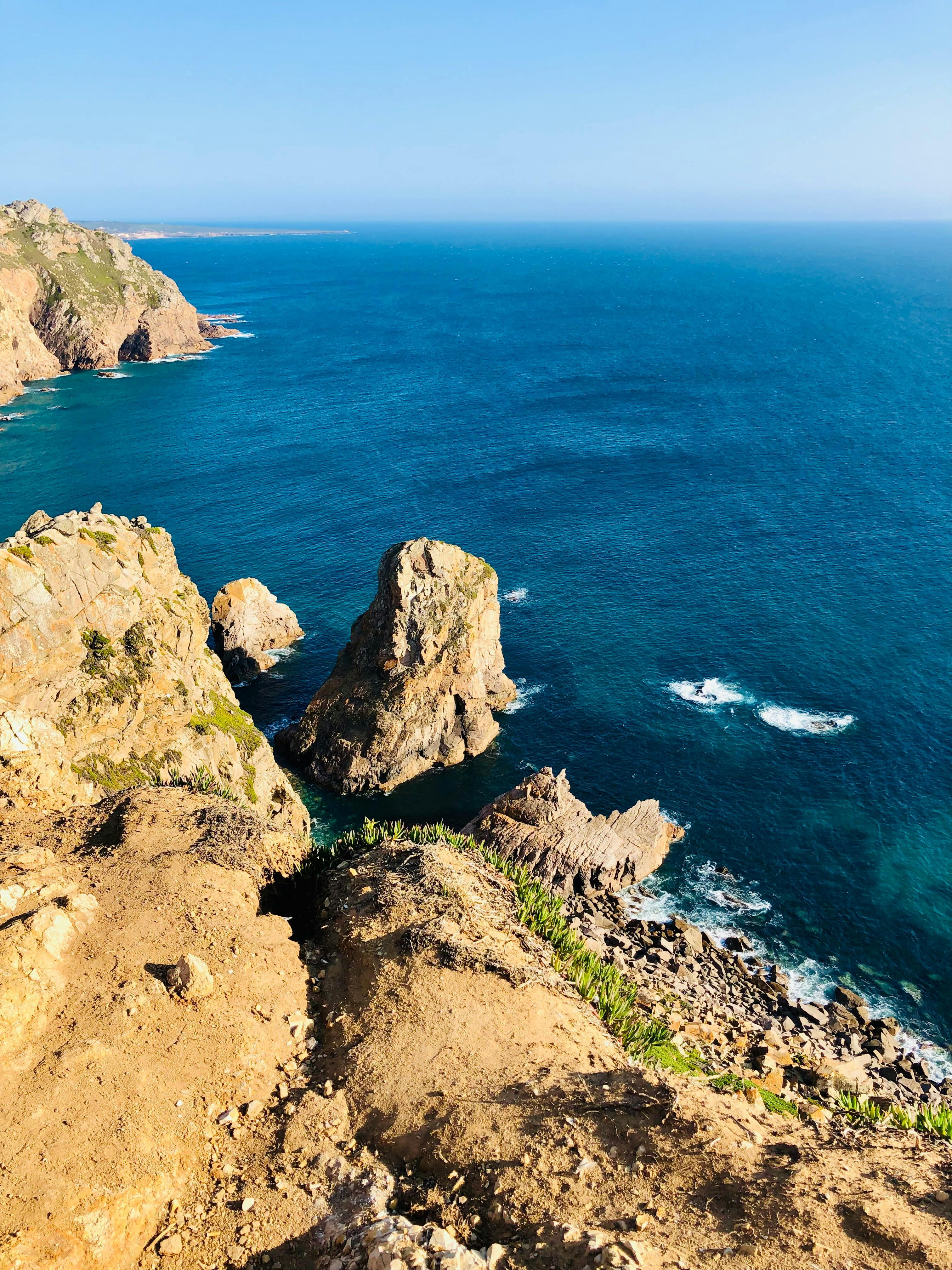 Spectacular Cliff View at Cabo da Roca, Portugal · Free Stock Photo