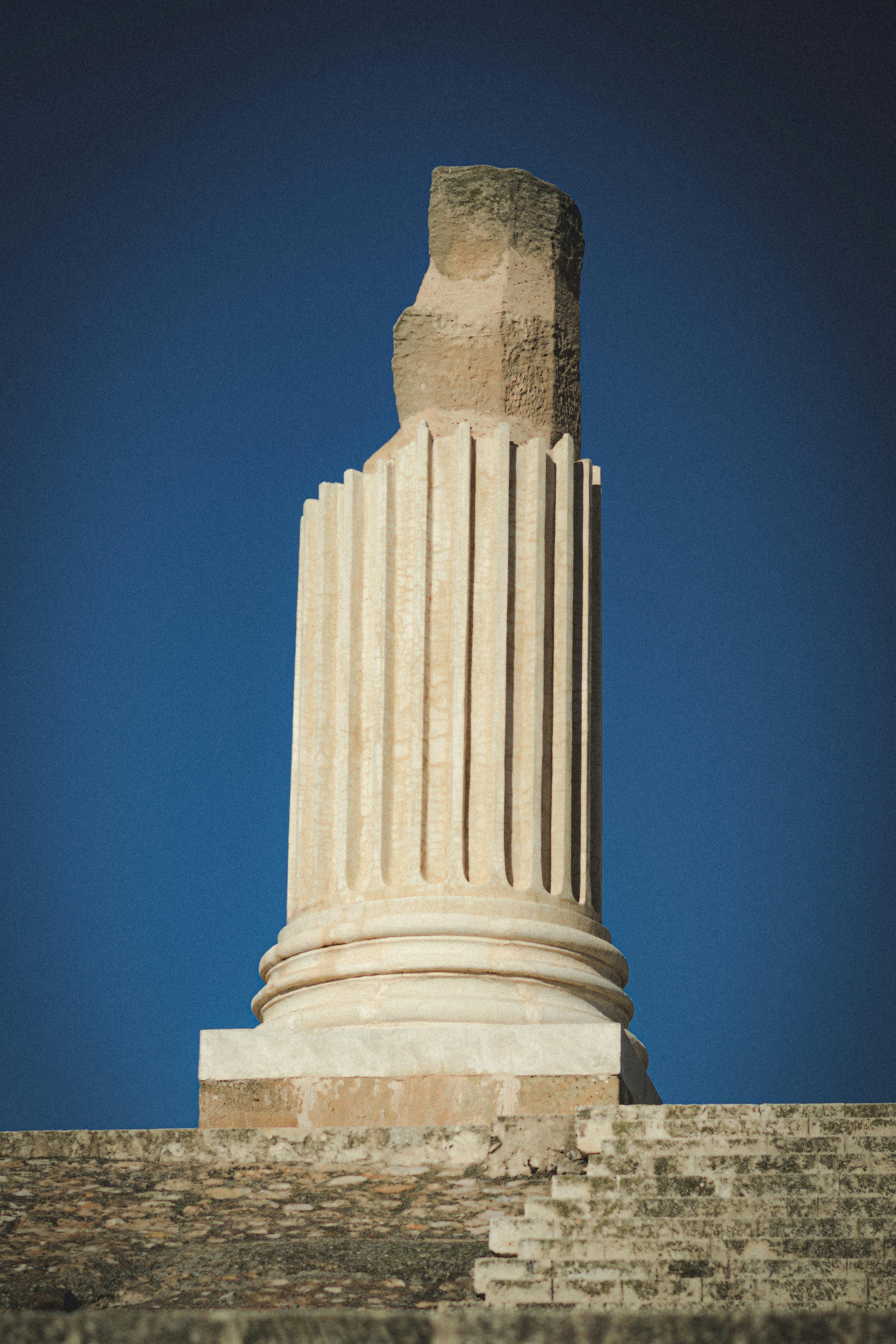Ancient Roman Column Ruins in Tunisia · Free Stock Photo