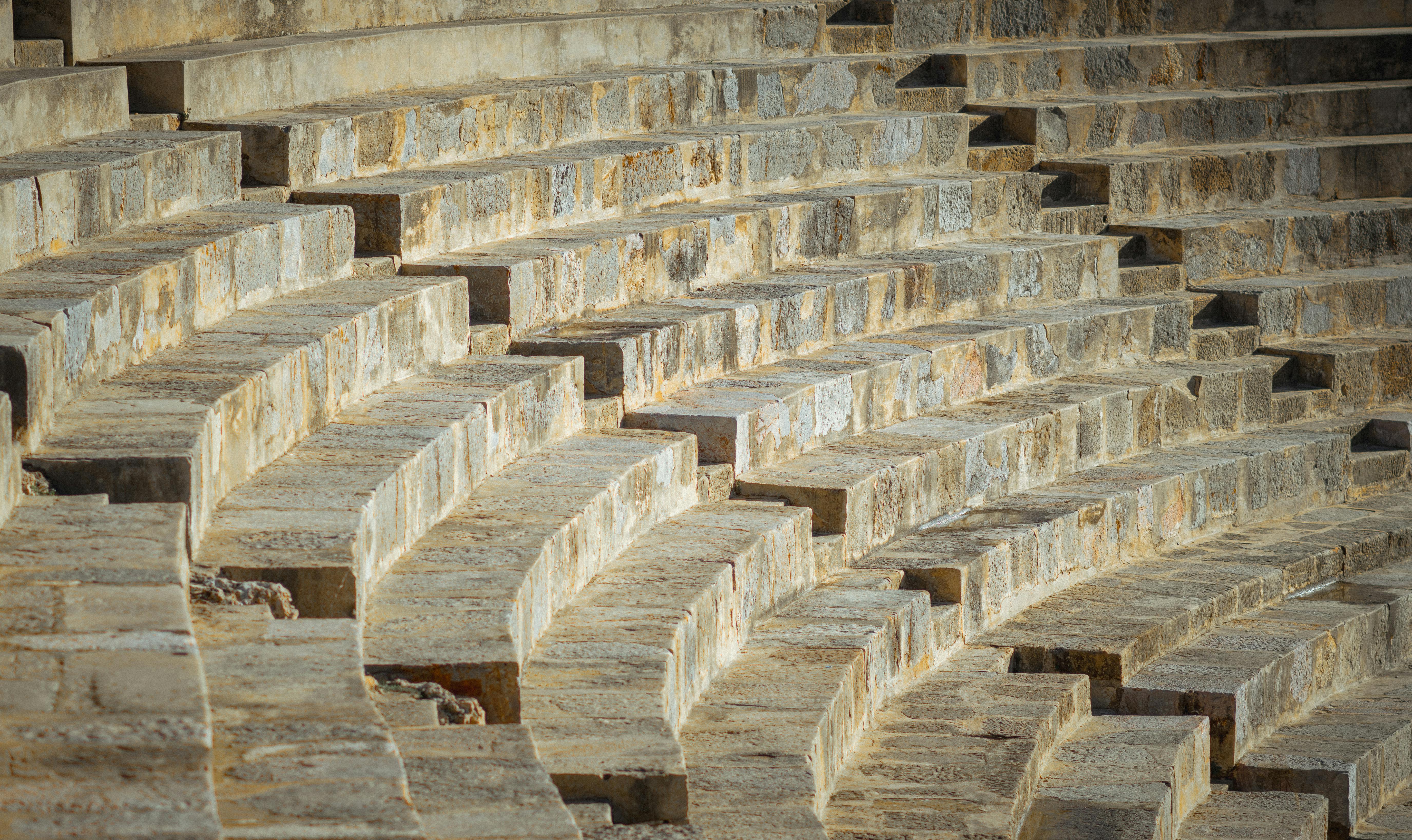 Roman Amphitheater Steps in Uthina, Tunisia · Free Stock Photo