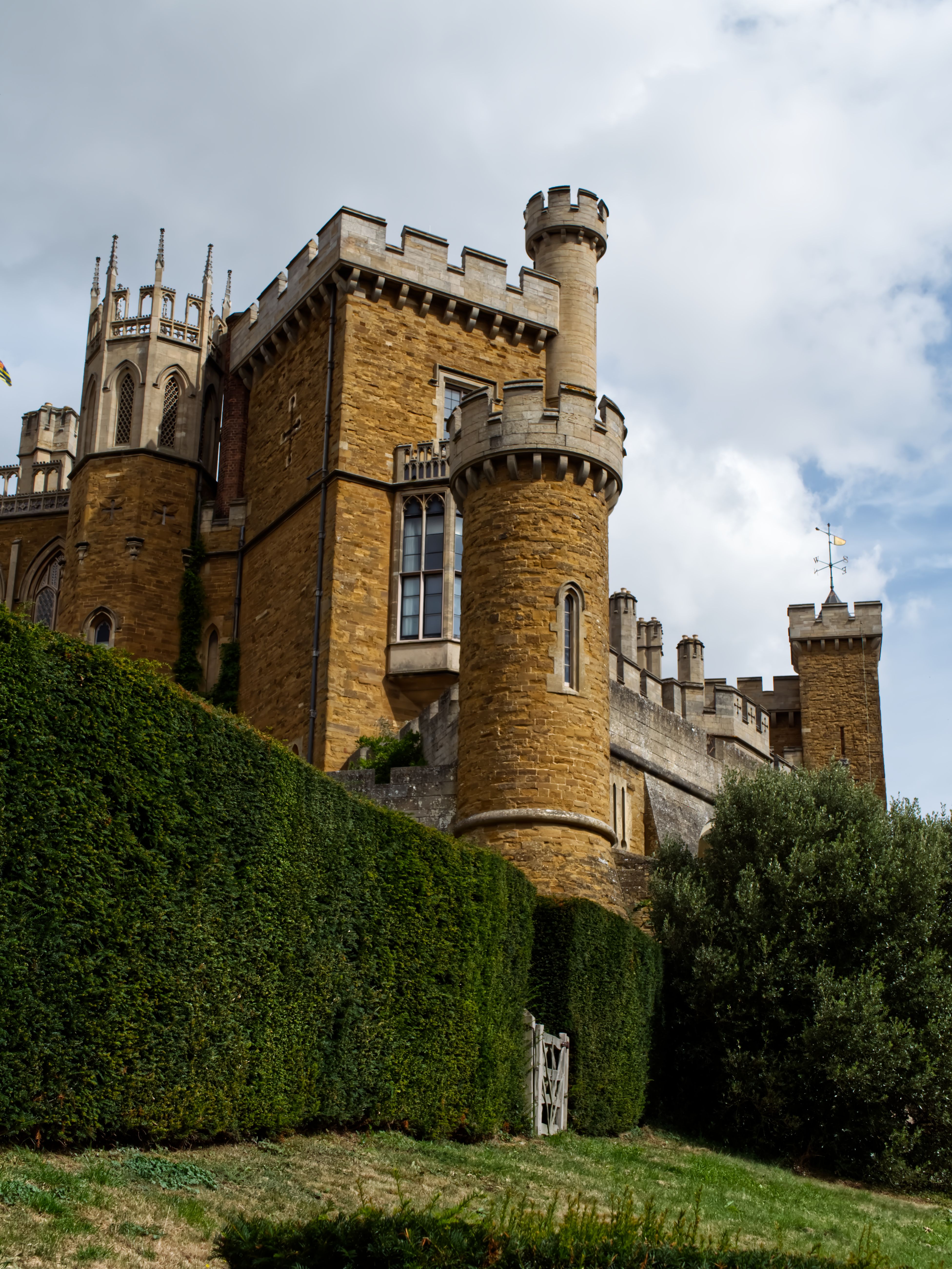 Historic Castle with Majestic Towers in Scenic View · Free Stock Photo
