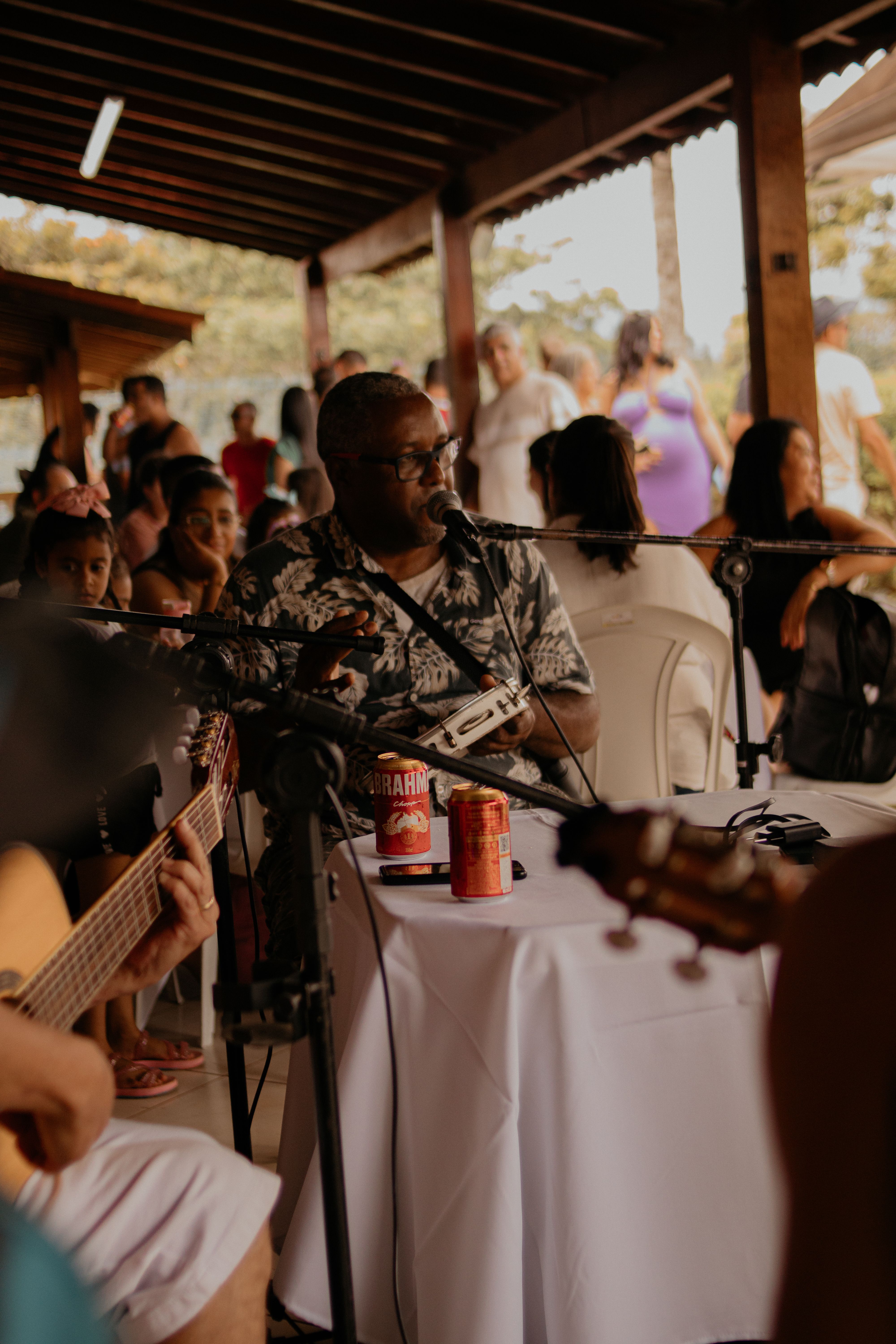 Lively Outdoor Music Performance at Social Gathering · Free Stock Photo
